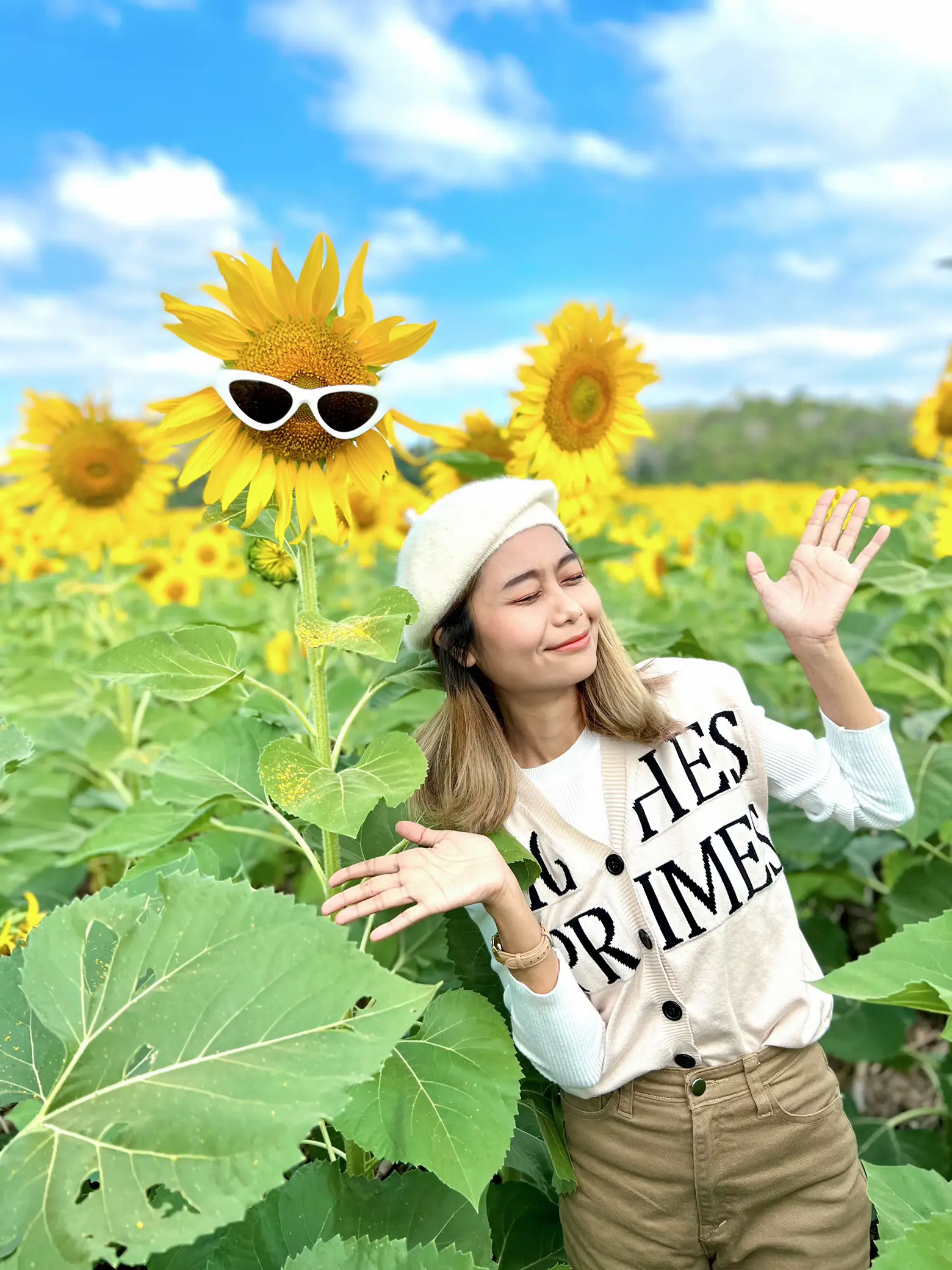 Sunflower fields are blooming. Let's take pictures. 🌻🌻 | Gallery posted by Bell Cooking | Lemon8