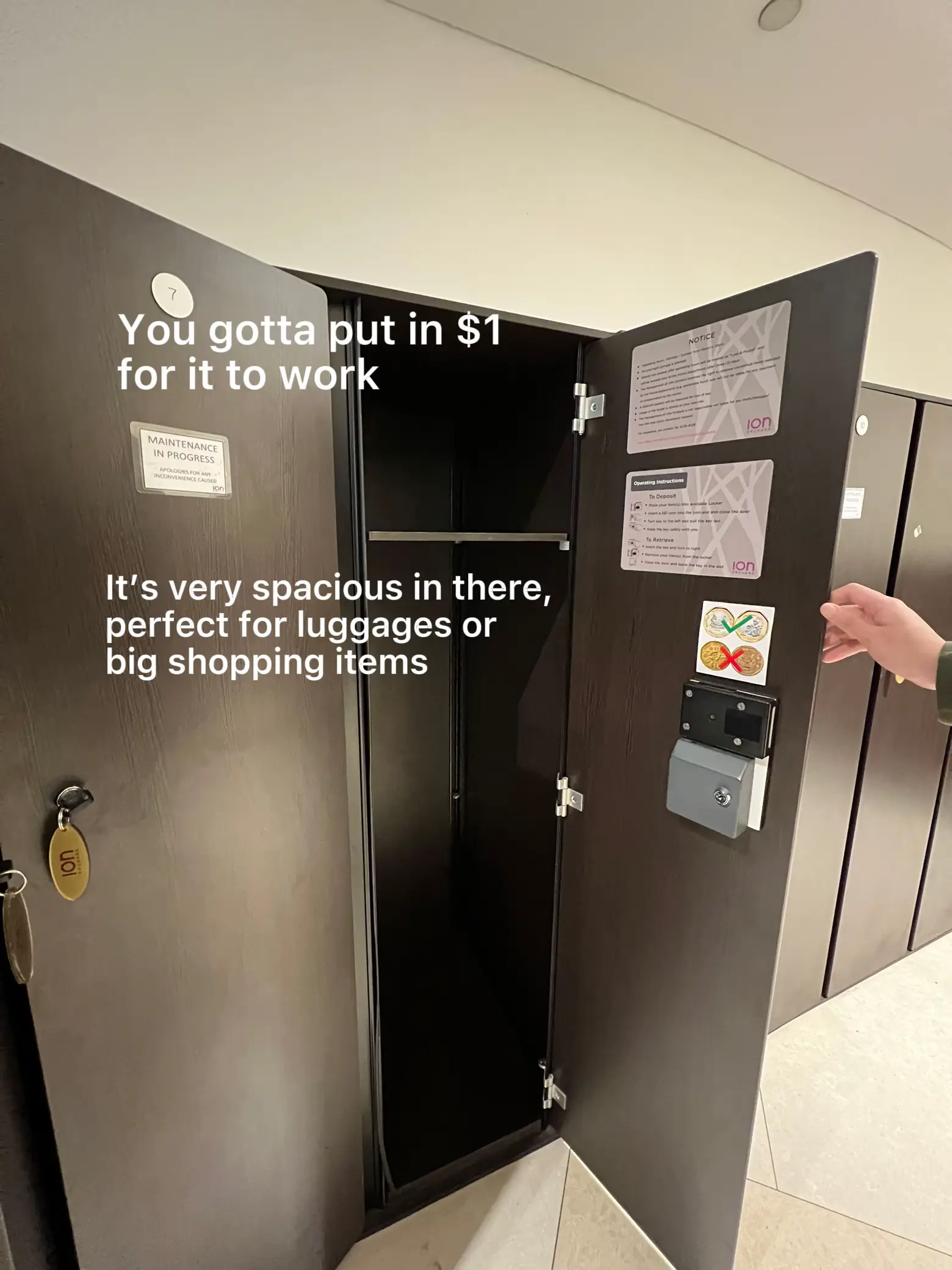 We found a Locker spot at Orchard ION 🤔 | Gallery posted by Ming | Lemon8