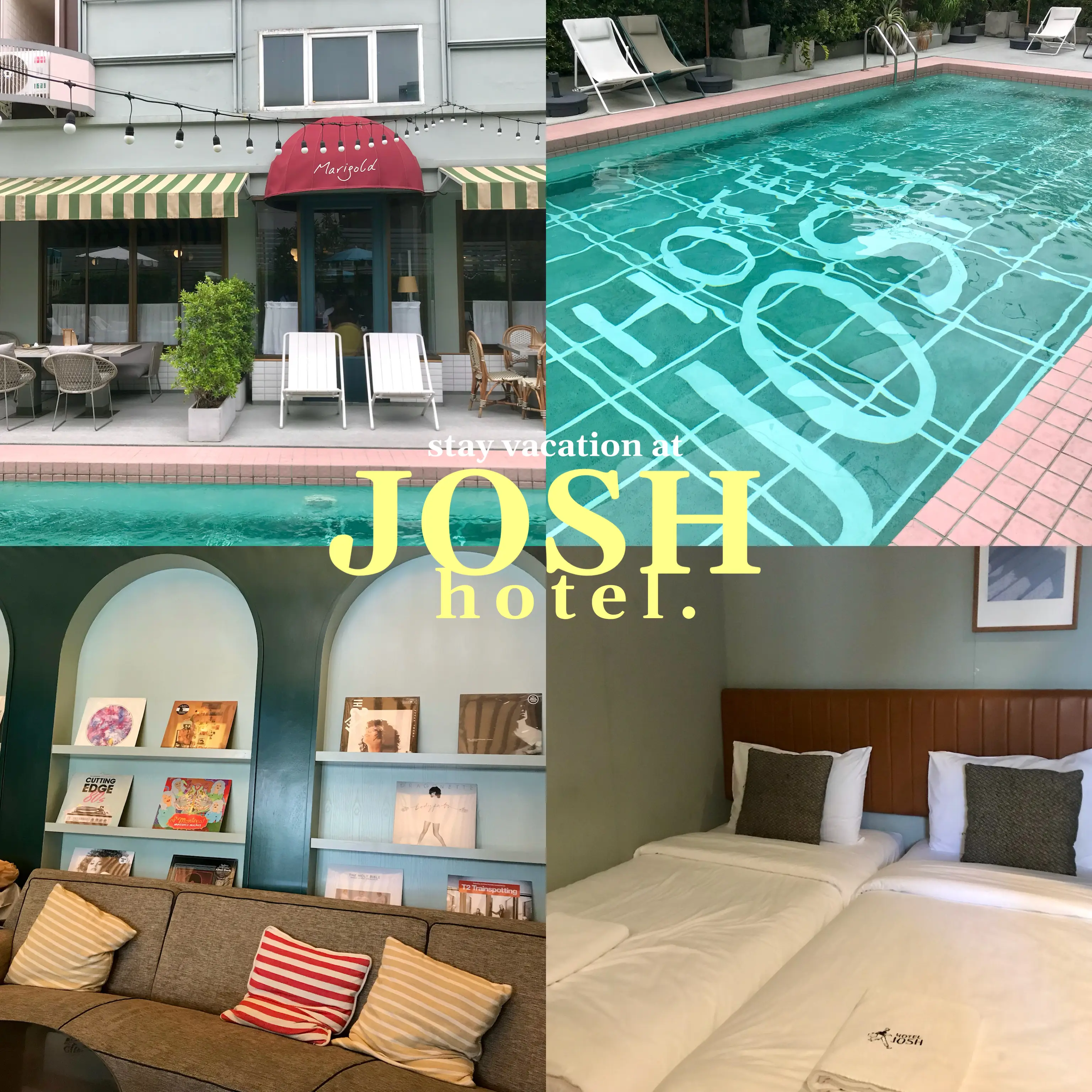 stay vacation : JOSH HOTEL🏨💌 | แกลเลอรีที่โพสต์โดย beebee♡🌻 | Lemon8