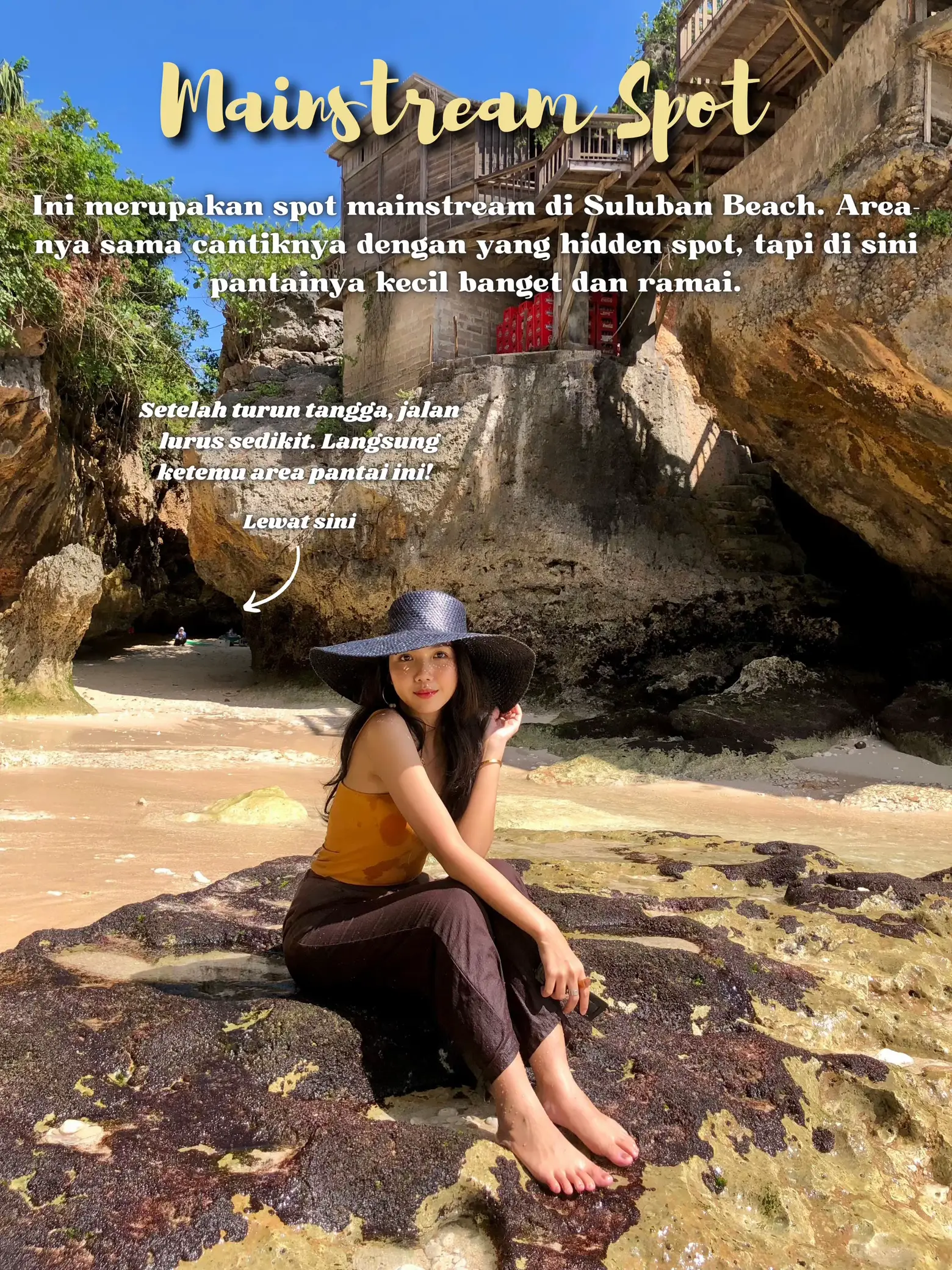 Hidden Spot di Suluban Beach, Bali! 🌊🌊 | Galeri diposting oleh Nanda Gia | Lemon8