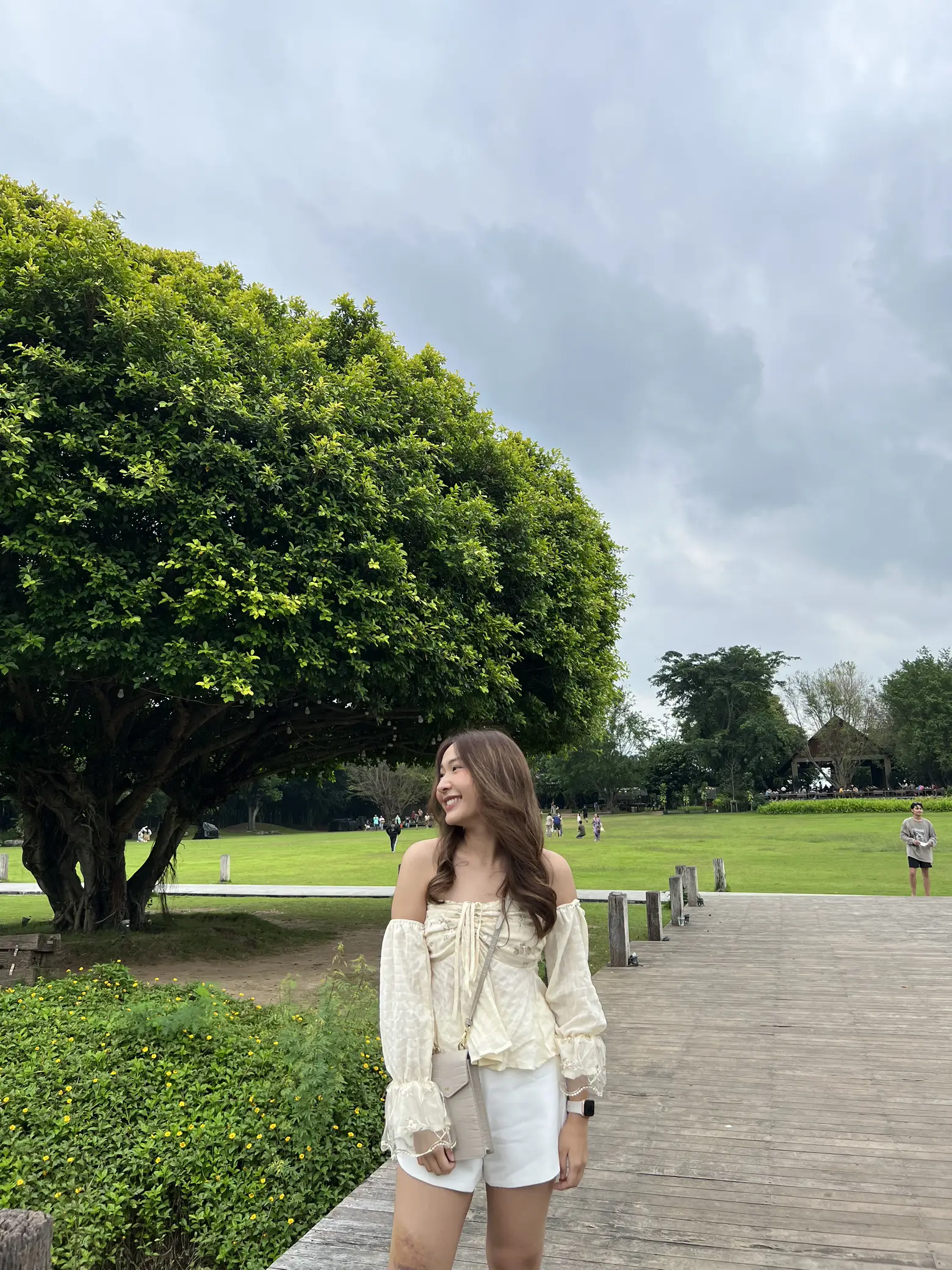 OOTD | The Village farm To Cafe’ | แกลเลอรีที่โพสต์โดย Meownts | Lemon8