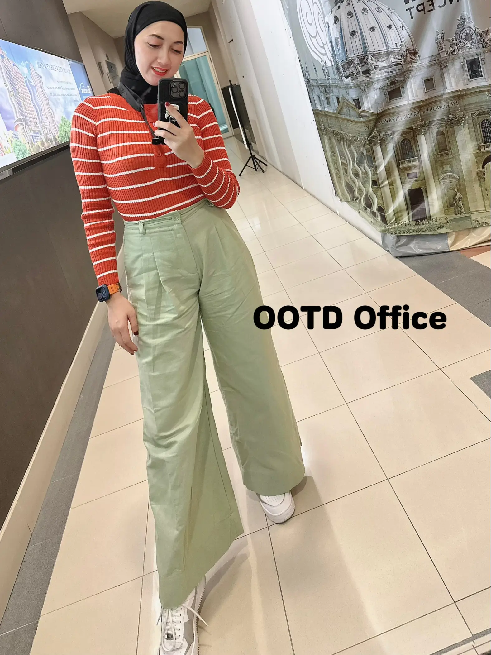 OOTD ke Office yg simple | แกลเลอรีที่โพสต์โดย Iis Amin | Lemon8
