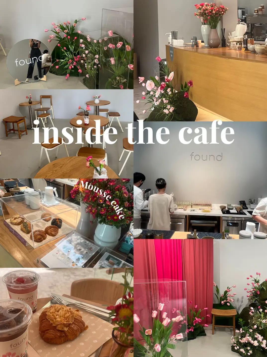 FOUND Cafe hopping 🩵 💐🥤🍮 | แกลเลอรีที่โพสต์โดย Poplukk | Lemon8