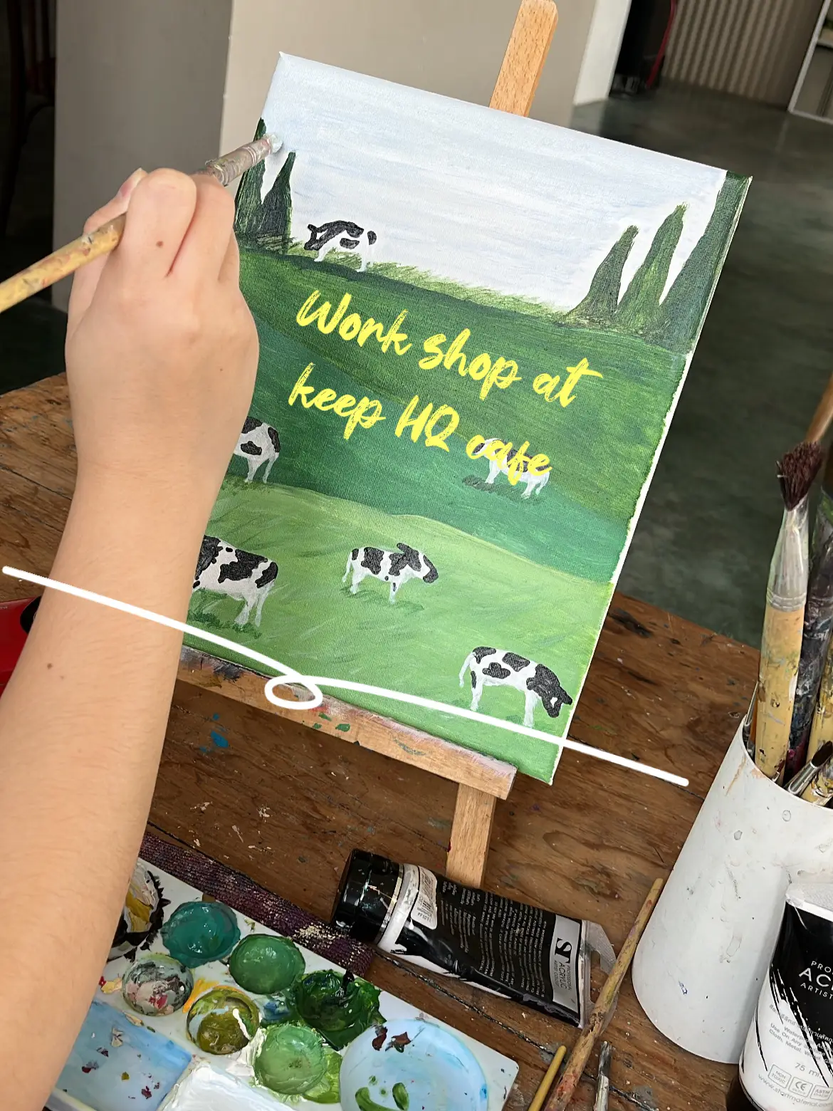 Work shop at keep HQ cafe ลำพูน | วิดีโอที่เผยแพร่โดย Jelly🧸ྀི⸝⸝⸝ | Lemon8