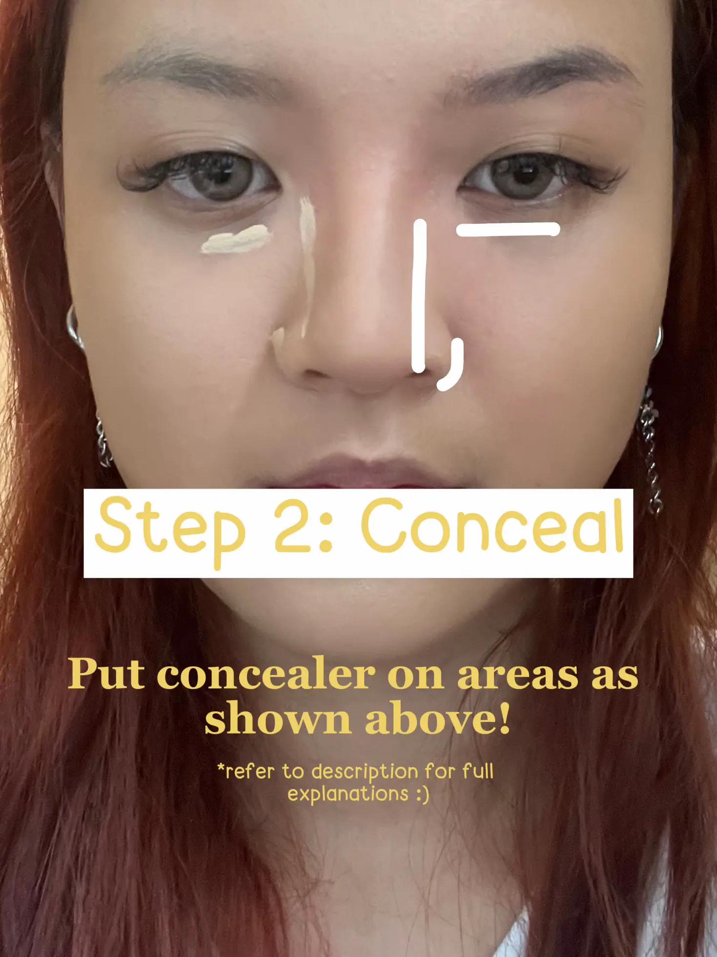 Shrink your nose with nose contour 😳 | แกลเลอรีที่โพสต์โดย KERNI | Lemon8