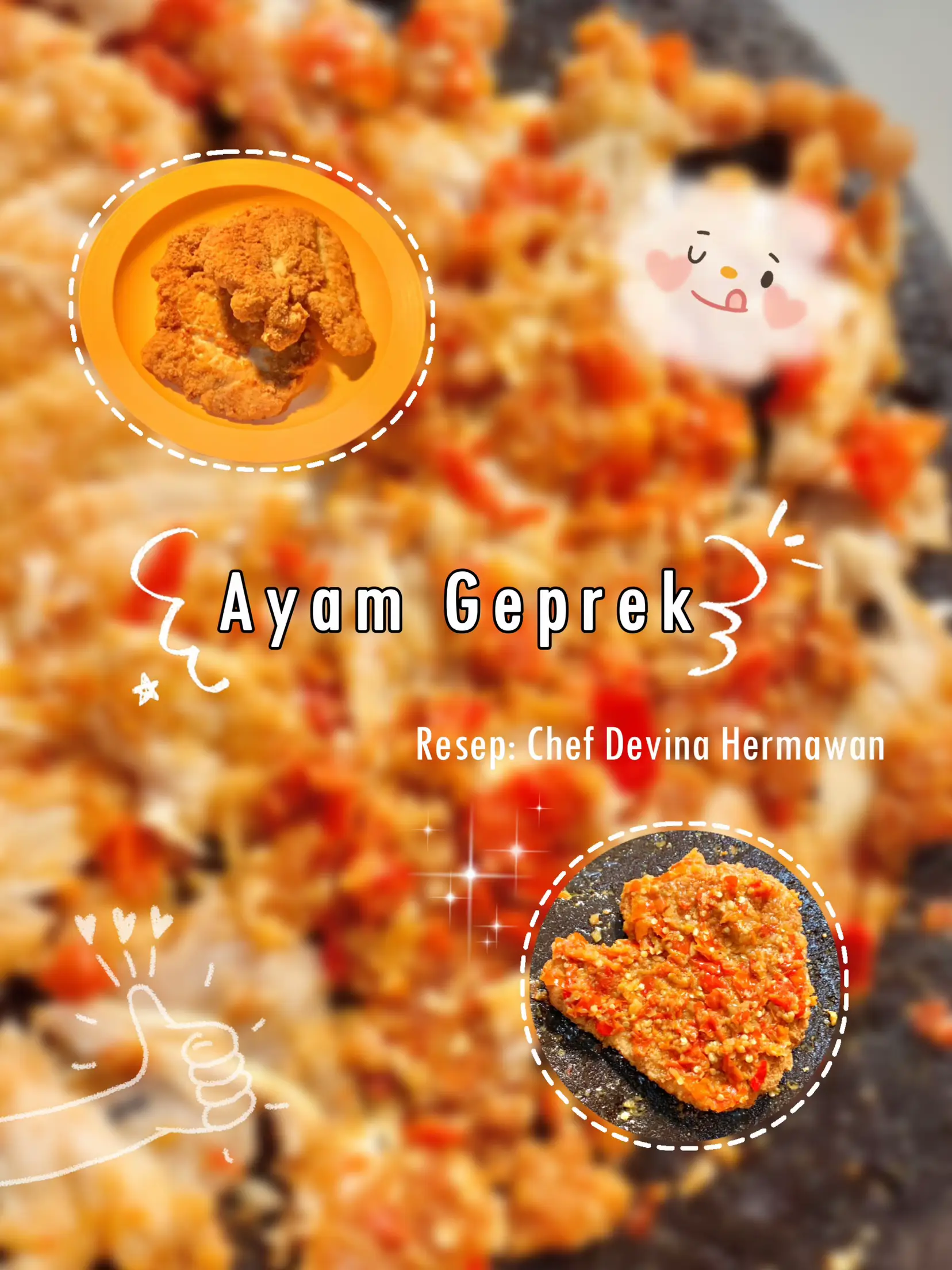 Ayam Geprek Ala Chef Devina🤩 | Galeri diposting oleh pees | Lemon8