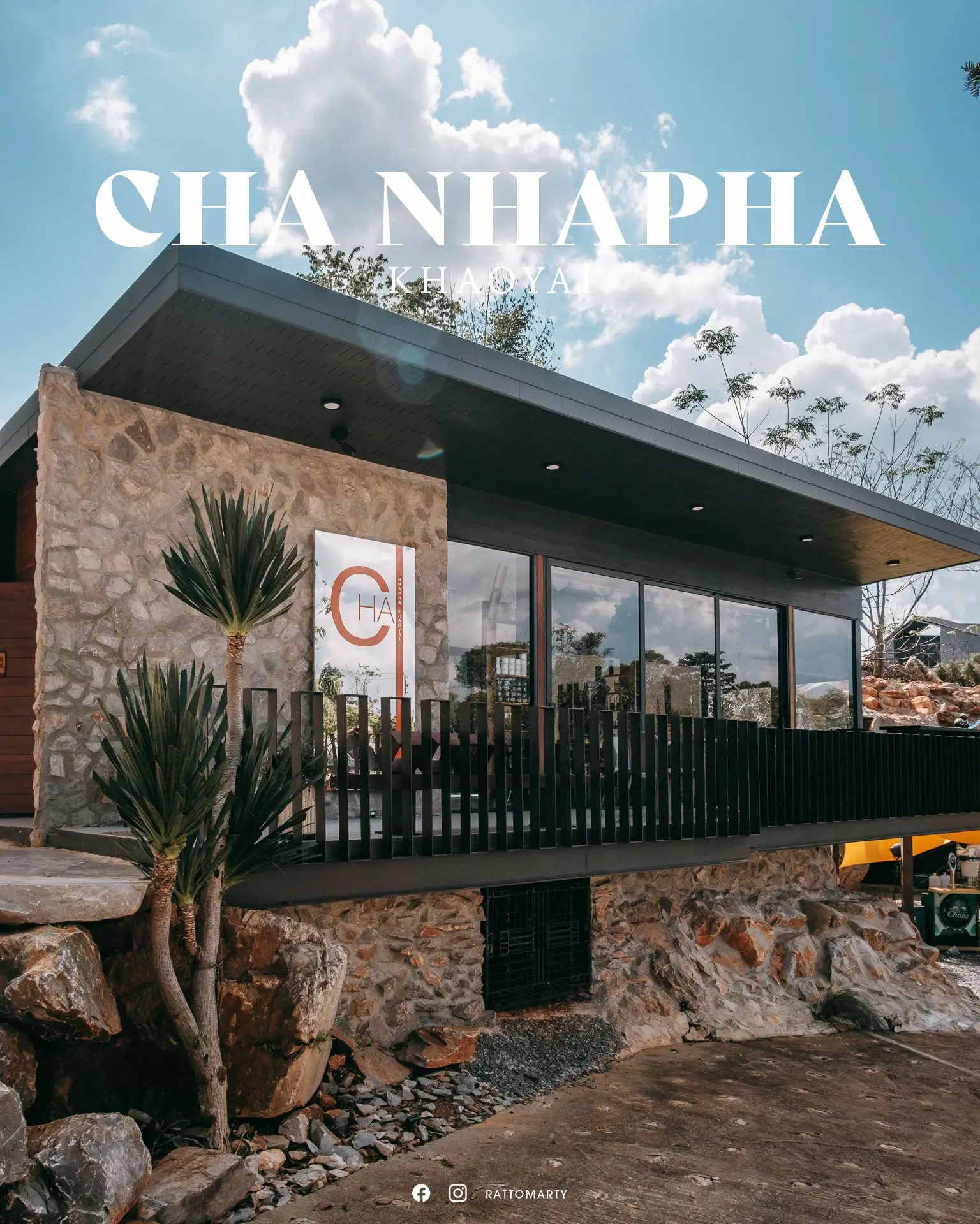 CHA NHAPHA KHAOYAI คาเฟ่ชาเขียว หน้าผาเขาใหญ่รีสอร์ท | แกลเลอรีที่โพสต์ ...