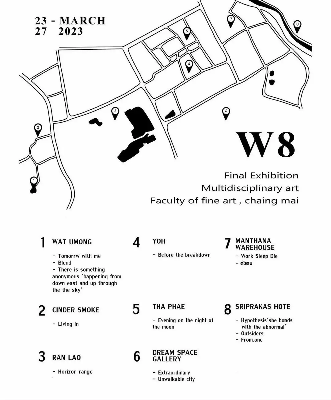 𝗪𝗢𝗥𝗞 𝗦𝗟𝗘𝗘𝗣 𝗗𝗜𝗘 | นิทรรศการในเมืองเชียงใหม่ ย่านช้างม่อย | แกลเลอรีที่ ...