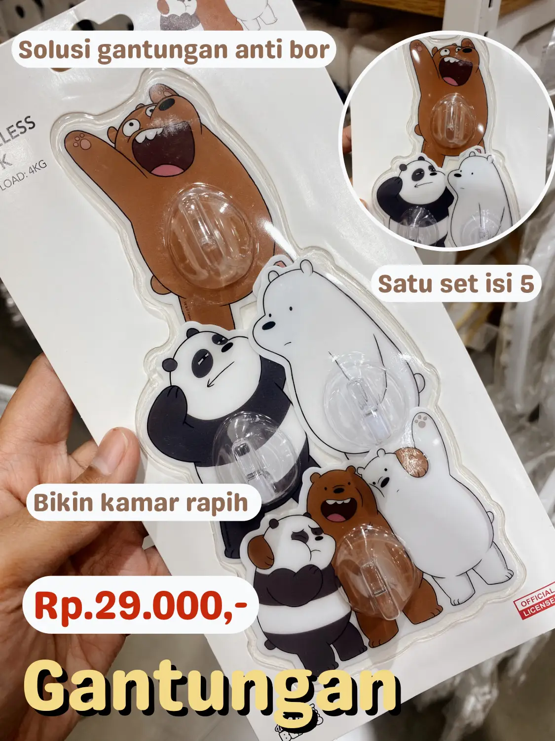 Inspirasi Kado Penggemar We Bare Bears | Galeri diposting oleh homyfor.us | Lemon8