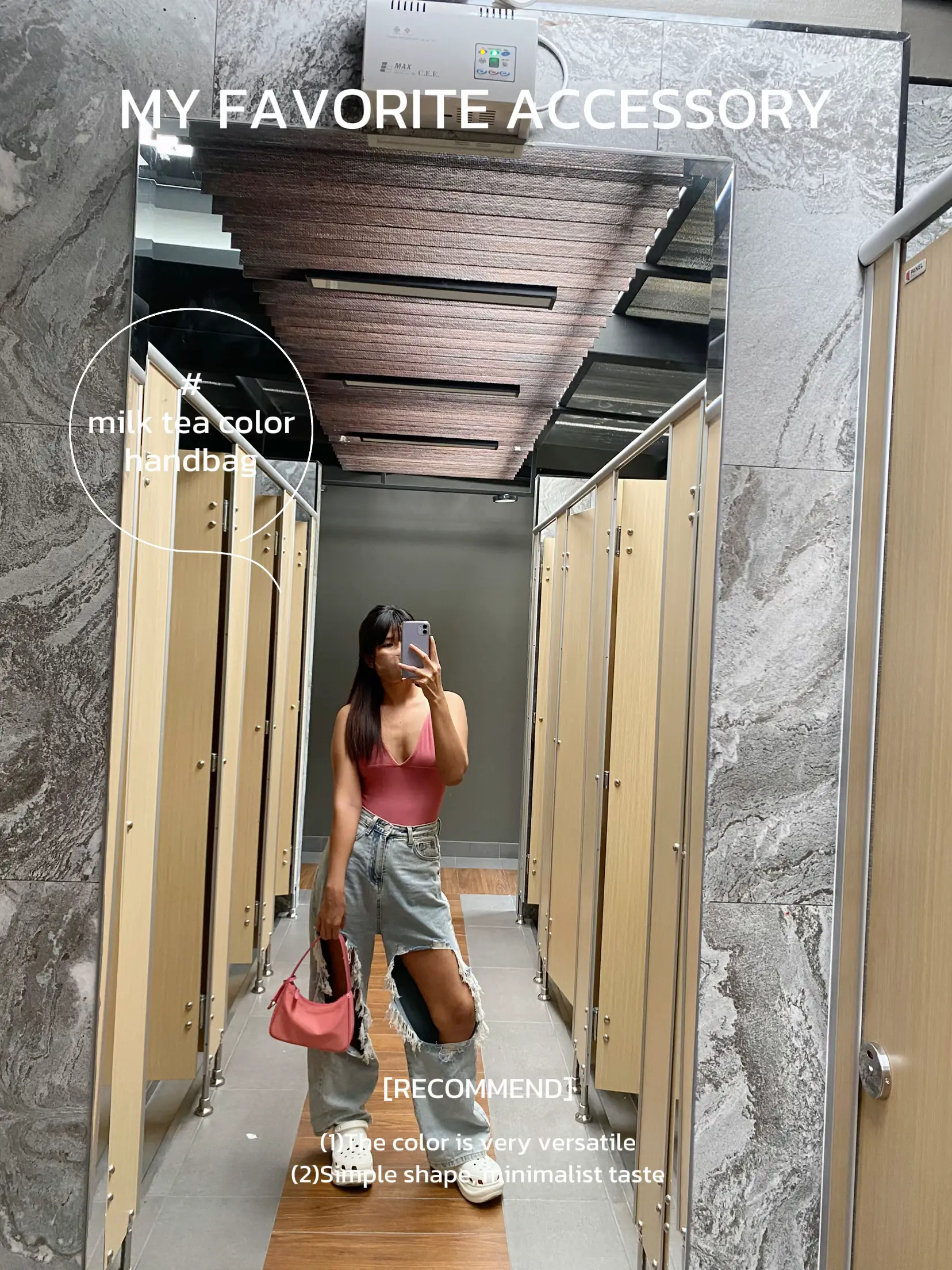 ลุคชมพูกับกระเป๋าสีชมพู | แกลเลอรีที่โพสต์โดย Mukda🦒 | Lemon8