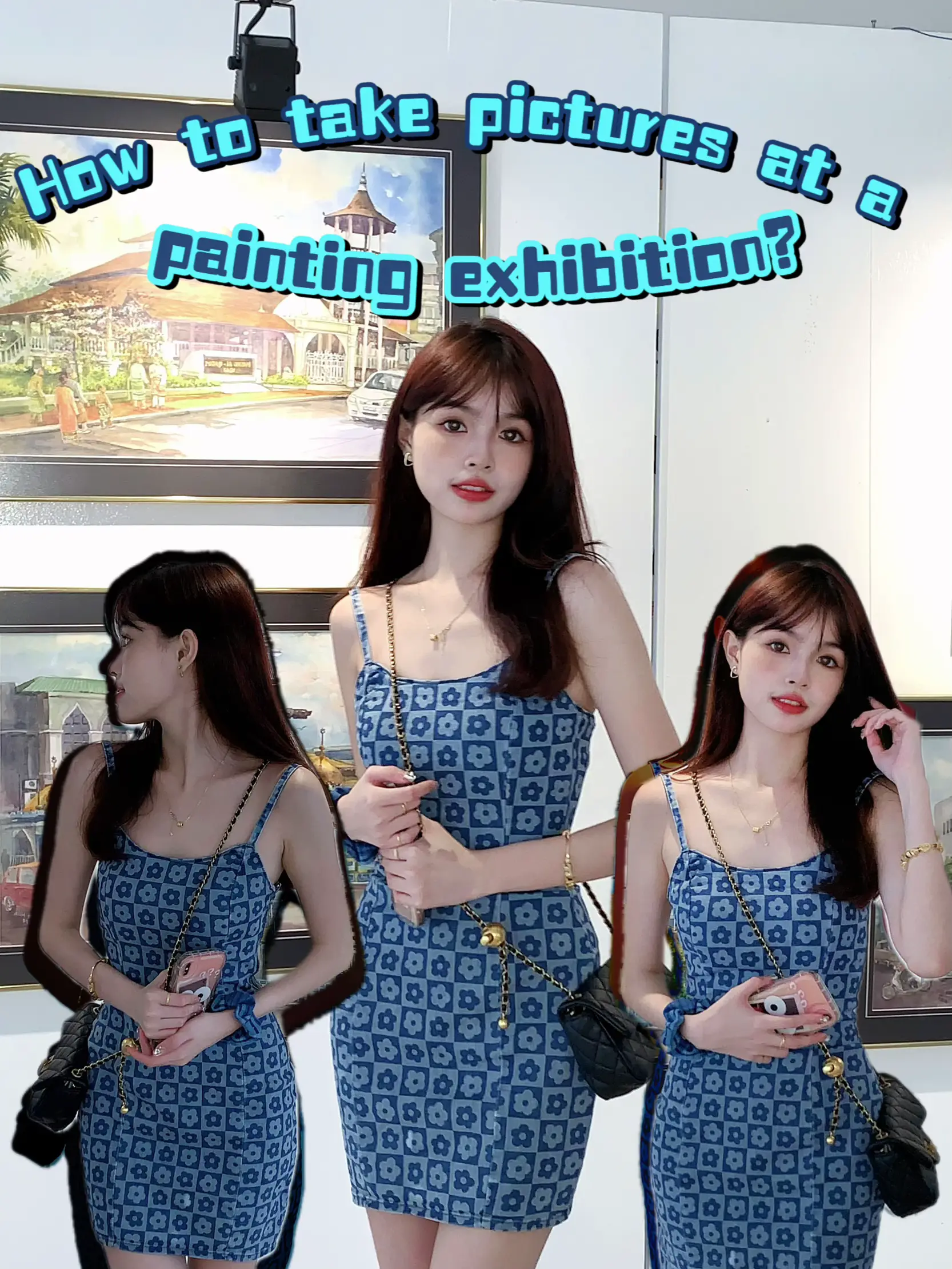 How to take pictures at a painting exhibition? 💡 | Galeri disiarkan oleh Queenie | Lemon8