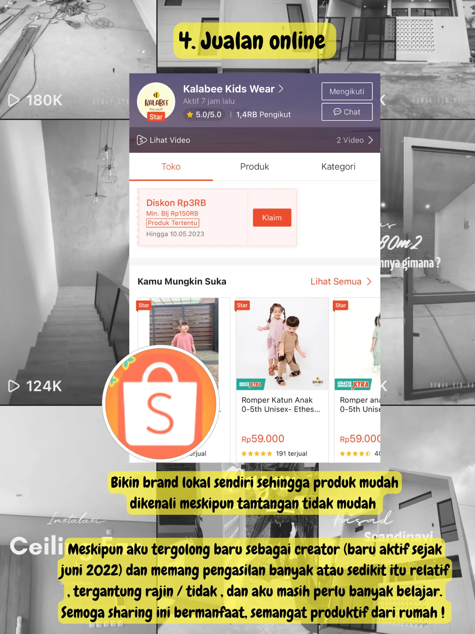 cuan dari konten dan online IRT merapat ! | Galeri diposting oleh Rumah Ken Kai | Lemon8