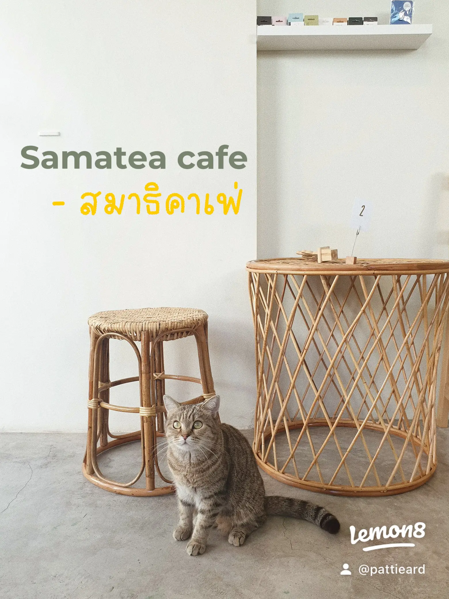 Samatea สมาธิคาเฟ่ – しゅうちゅう🍃🍵 | แกลเลอรีที่โพสต์โดย —— Pat 🐰 | Lemon8