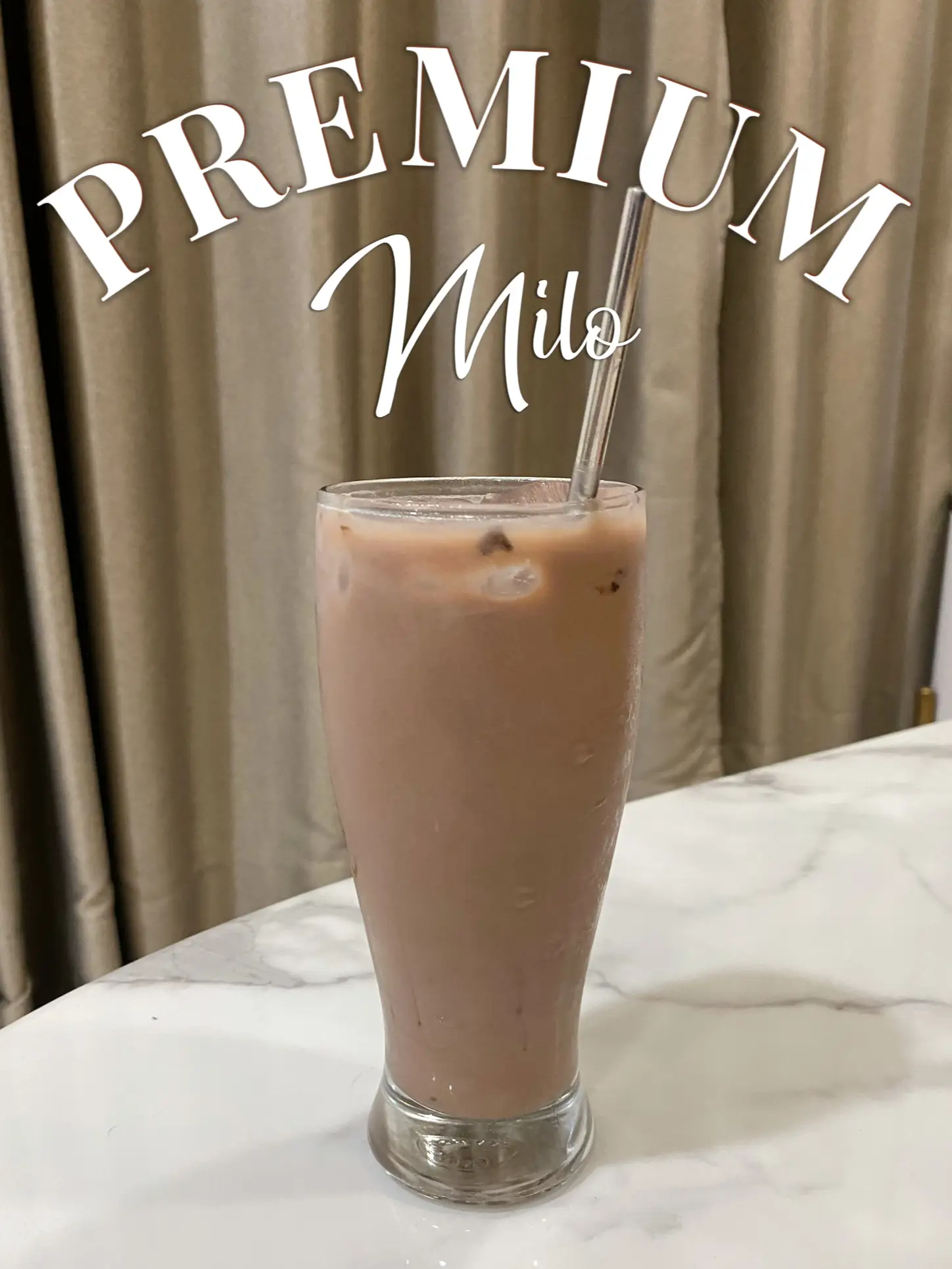 RESEPI AIR MILO YANG LEBIH PREMIUM | แกลเลอรีที่โพสต์โดย Nabilah ♡ | Lemon8