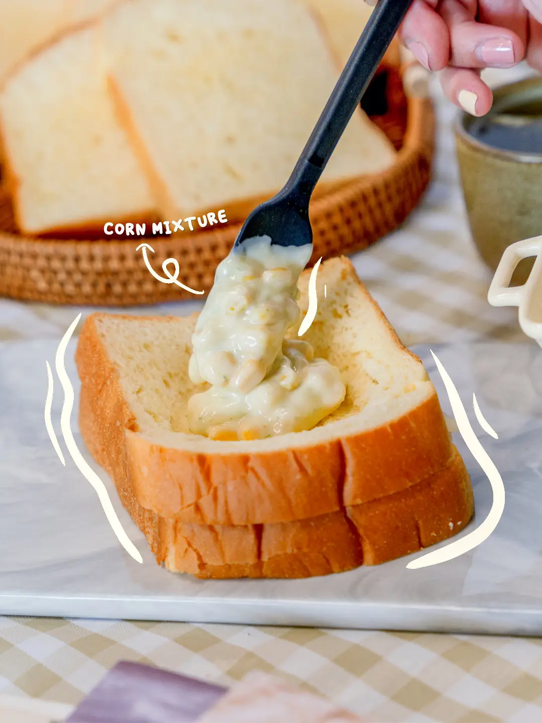 10-minute Lava Cheese Corn Toast | แกลเลอรีที่โพสต์โดย Eatbook SG | Lemon8