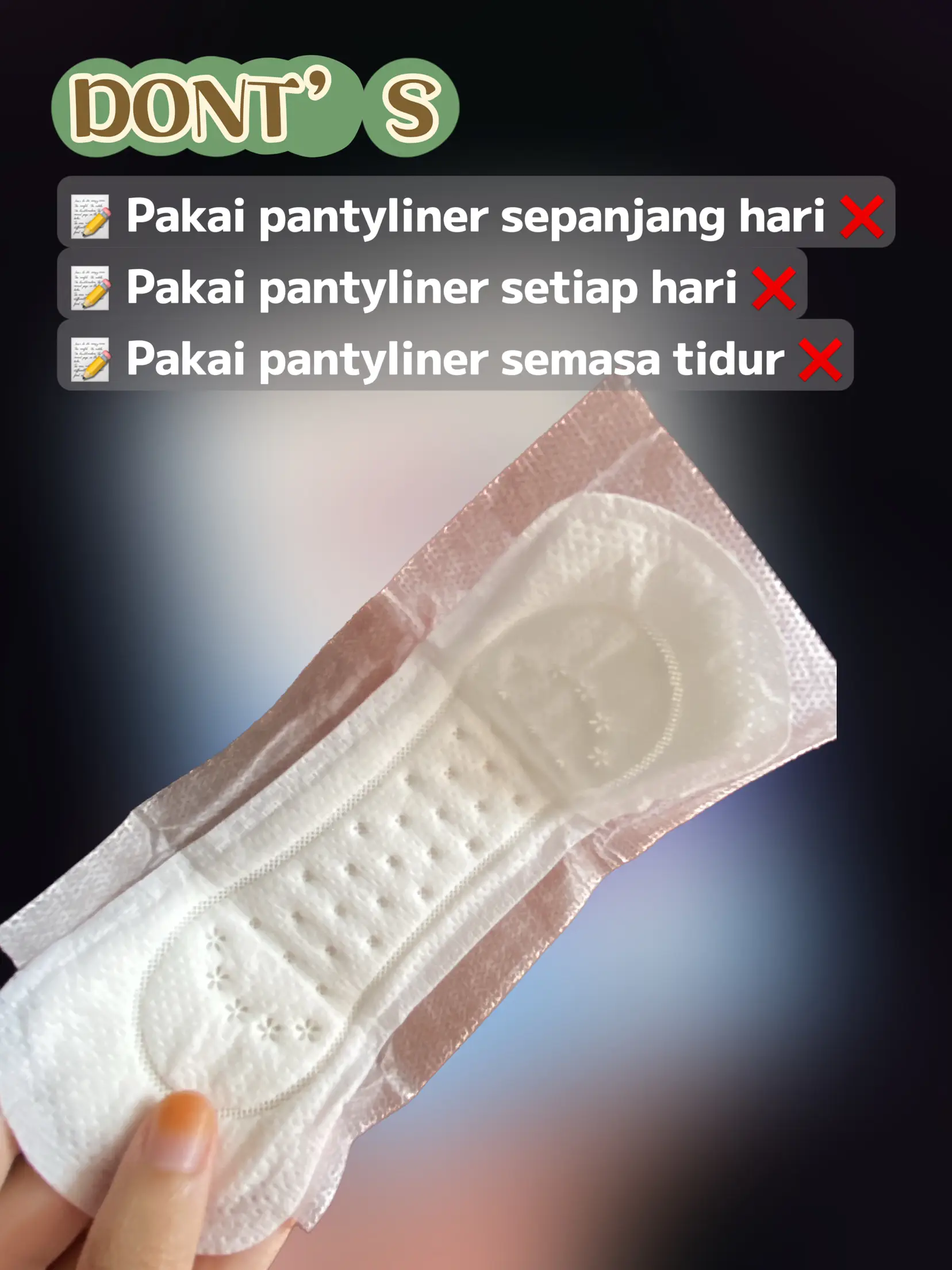 Kesilapan ketika memakai pantyliner ‼️ | แกลเลอรีที่โพสต์โดย Iraa | Lemon8