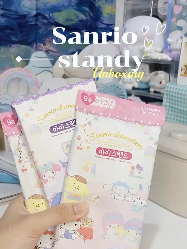 แกะซองสุ่ม! Sanrio standy💖 | วิดีโอที่เผยแพร่โดย Tangkwa☁️ | Lemon8