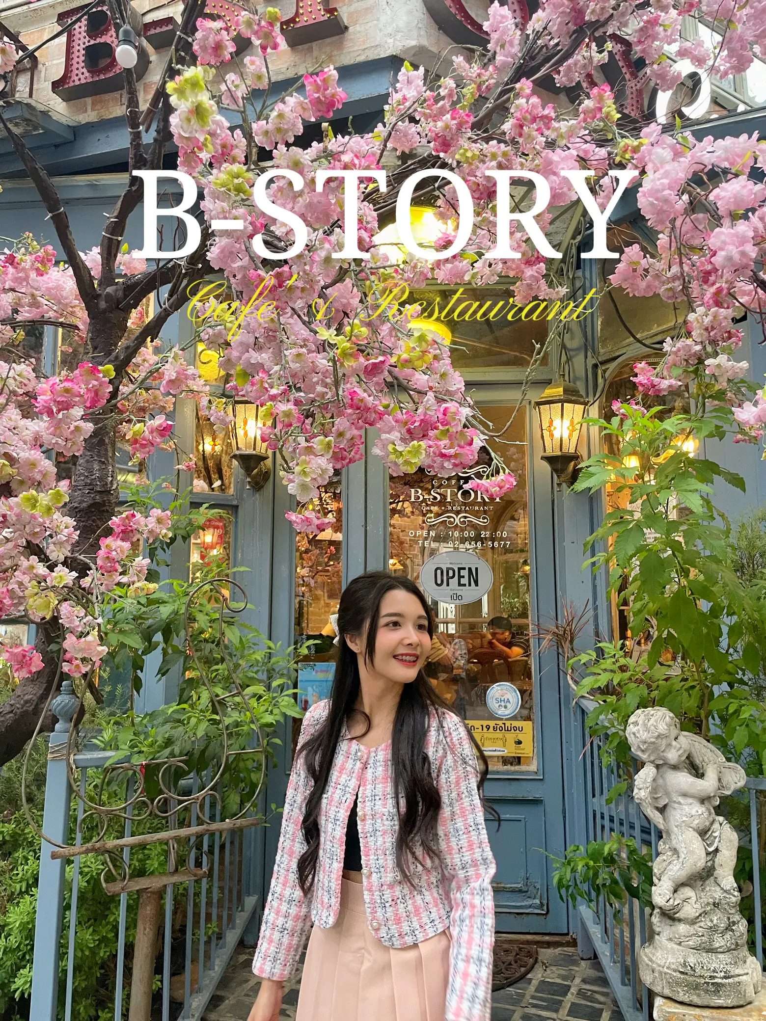 B-STORY Cafe' & Restaurant 🌸 | แกลเลอรีที่โพสต์โดย Pammie.b | Lemon8