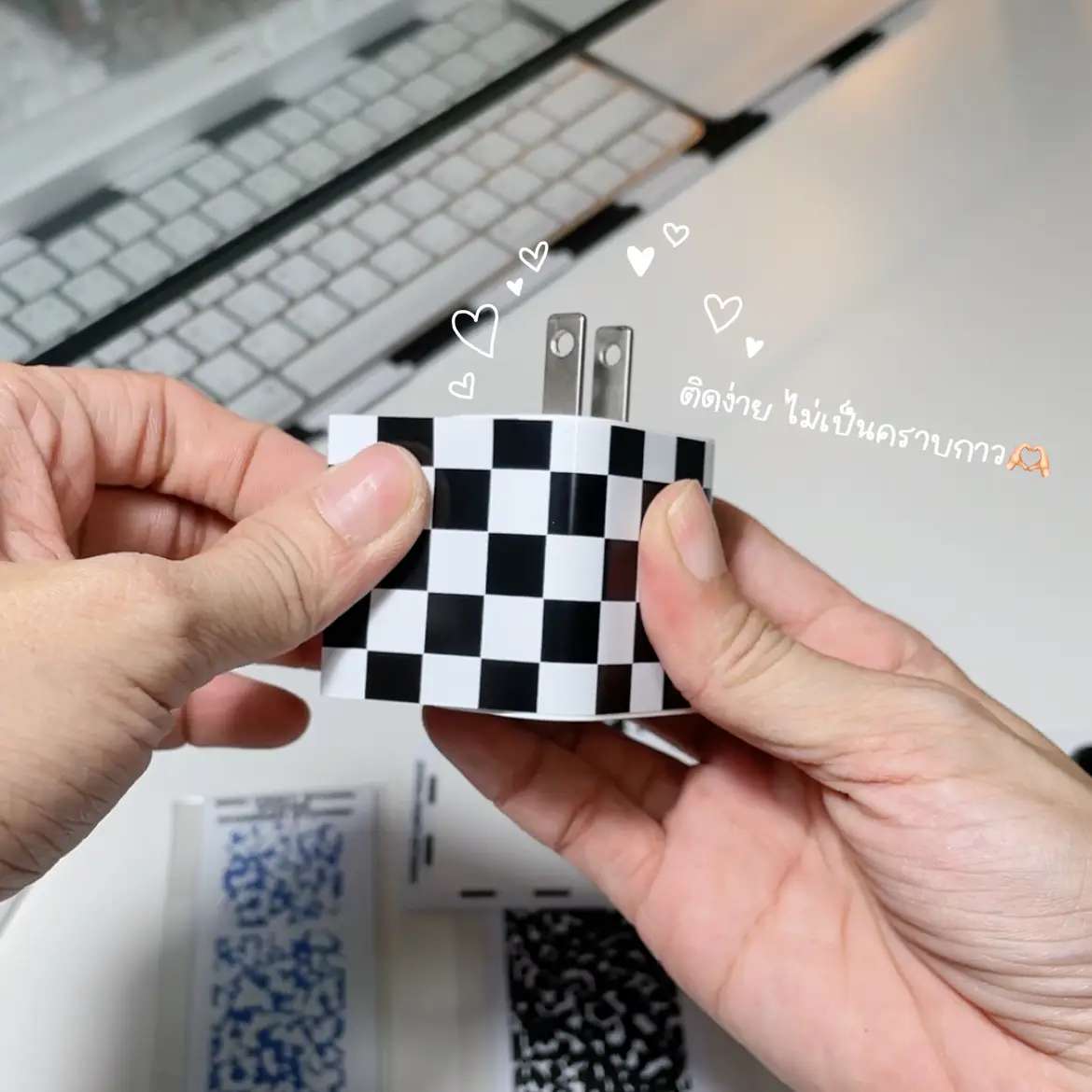 แปะพิกัด sticker adapter iPhone & apple pencil 2🖤🤍 | แกลเลอรีที่โพสต์ ...