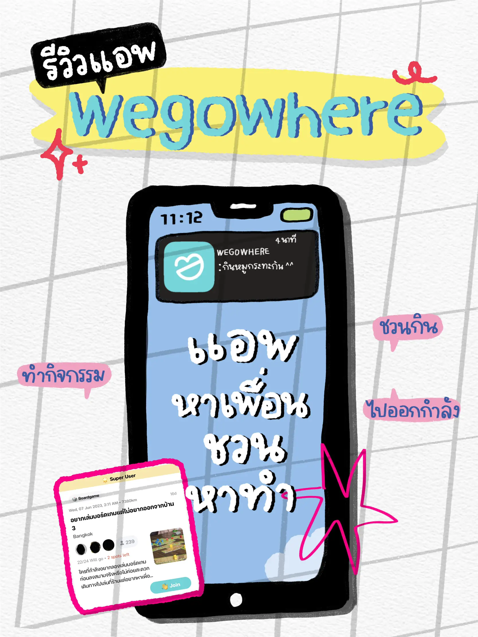 แจกพิกัดแอปหาเพื่อน! 👯 | วิดีโอที่เผยแพร่โดย WeGoWhere | Lemon8