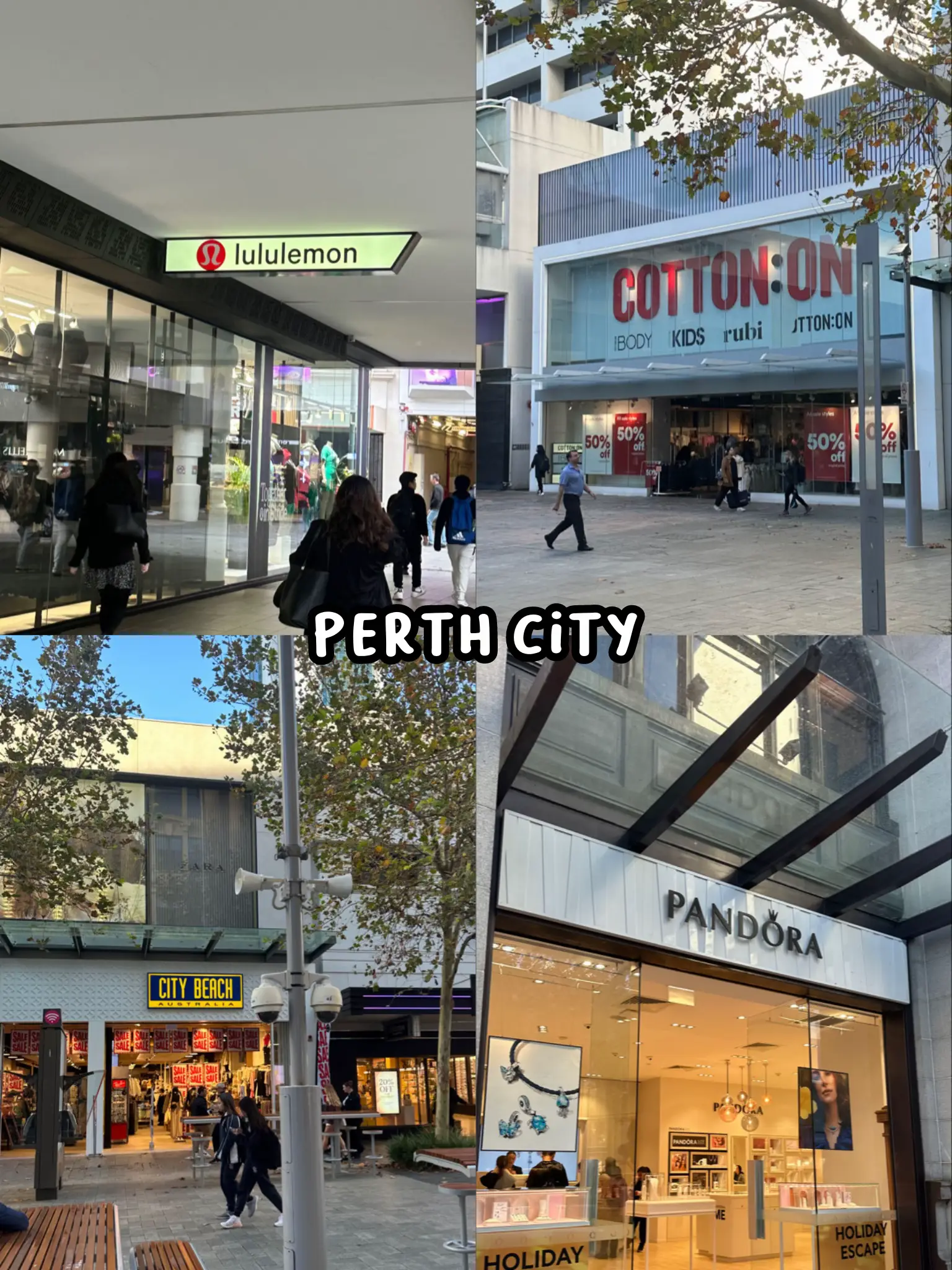 PERTH SHOPPING & ATTRACTION GUIDE ⋆˚ ˖° | Gallery posted by yuki ⋆𐙚₊˚⊹ ...