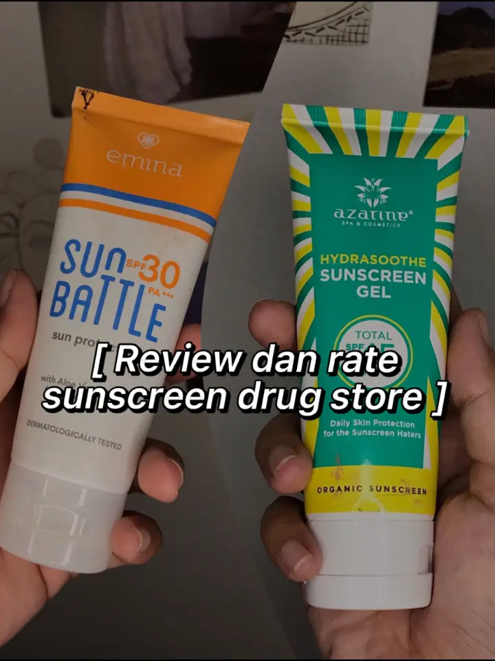 Review dan rate sunscreen drug store | Galeri diposting oleh ...