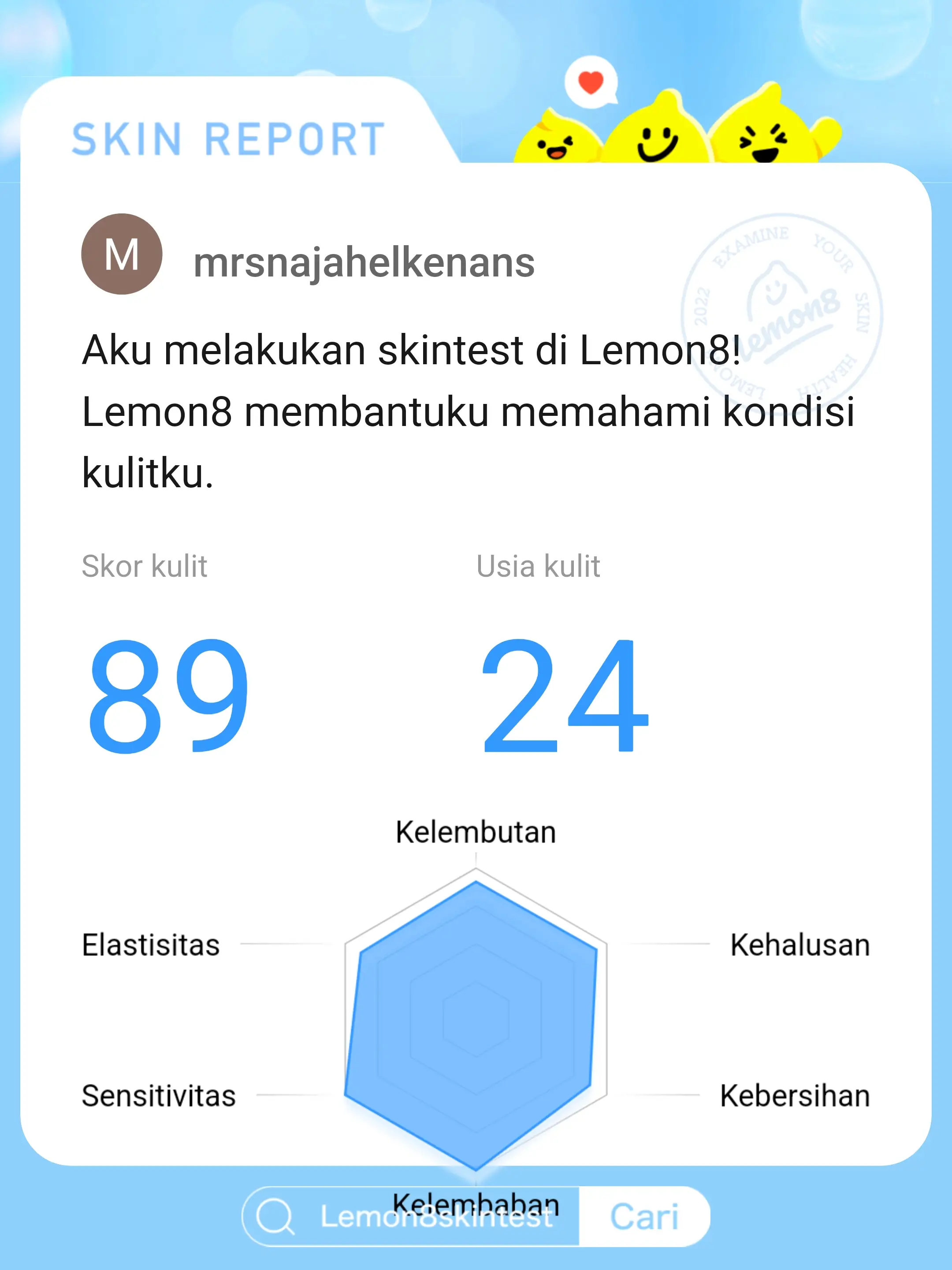 happy me! di usia 28 tahun kulit masih kayak belia😄 | Galeri diposting oleh Mrs Najah | Lemon8