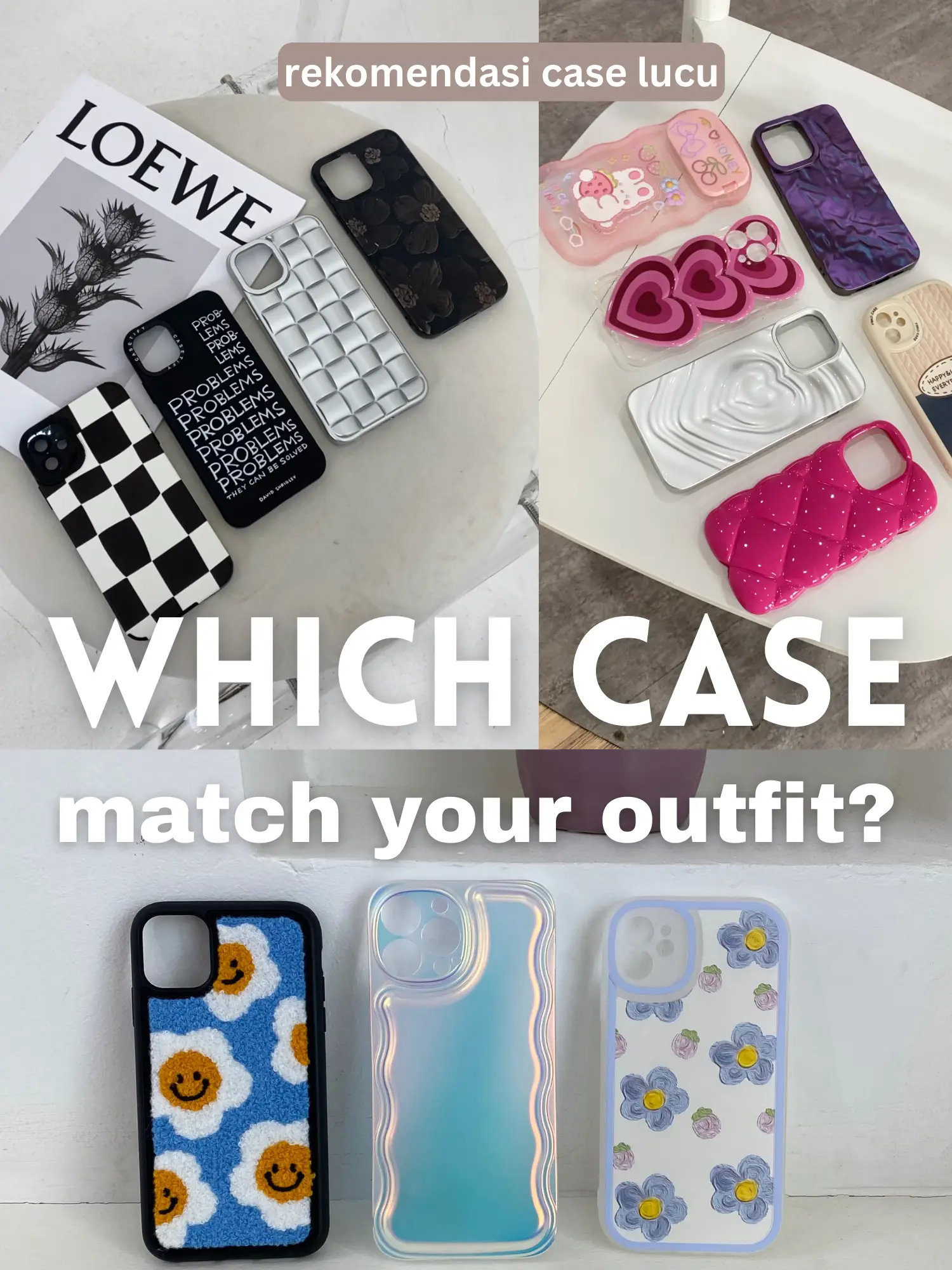 mix and match Case & Outfit💗 | แกลเลอรีที่โพสต์โดย Lexa’s here | Lemon8