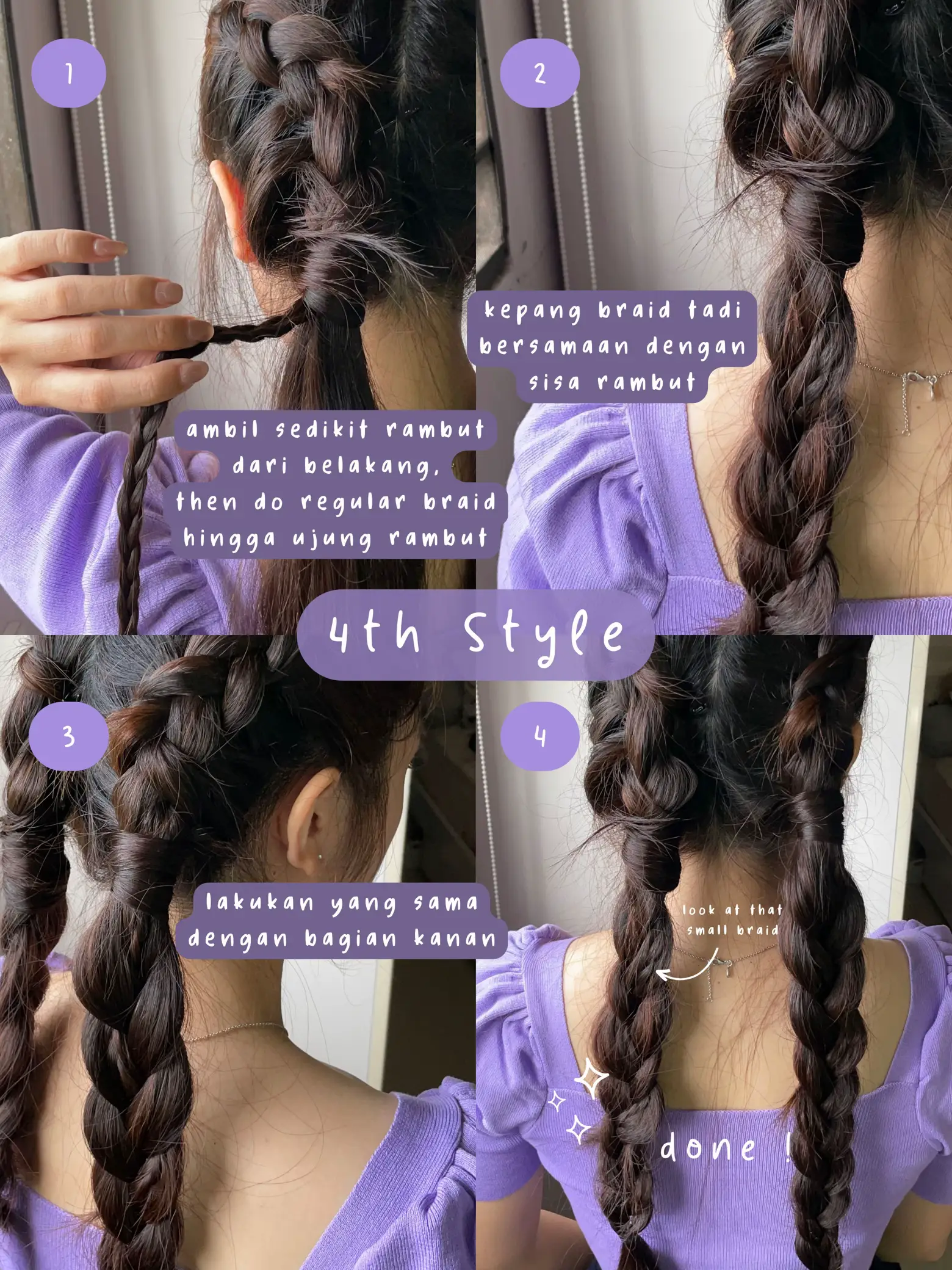 ide Double Braid Hairstyle! Dutch Braid Tutorial | Galeri diposting ...