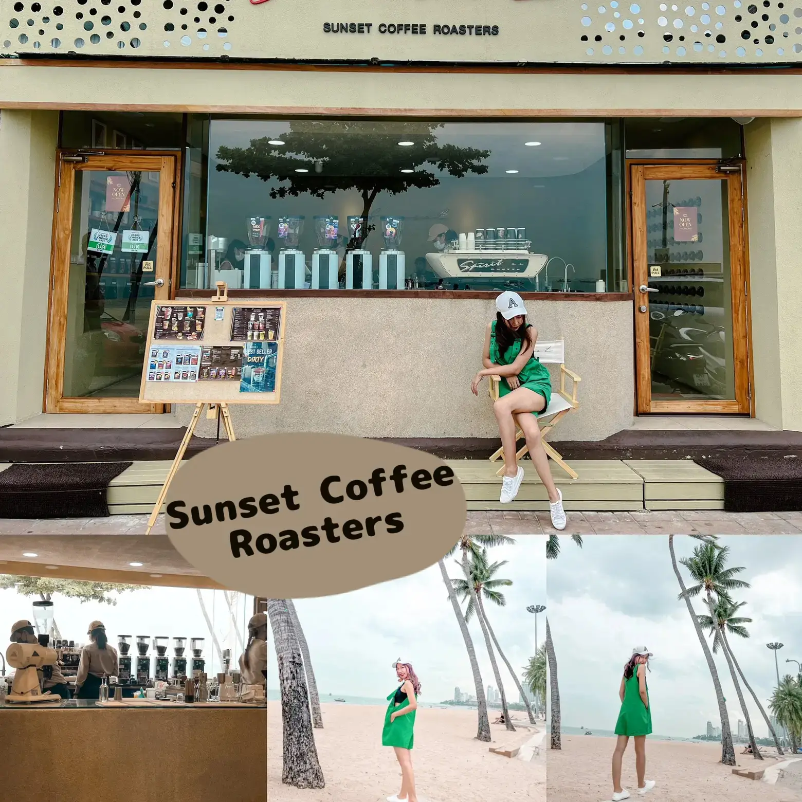 Cafe Pattaya ☕️ Sunset Coffee Roasters 🏖 | แกลเลอรีที่โพสต์โดย _____Siri_____🤍 | Lemon8
