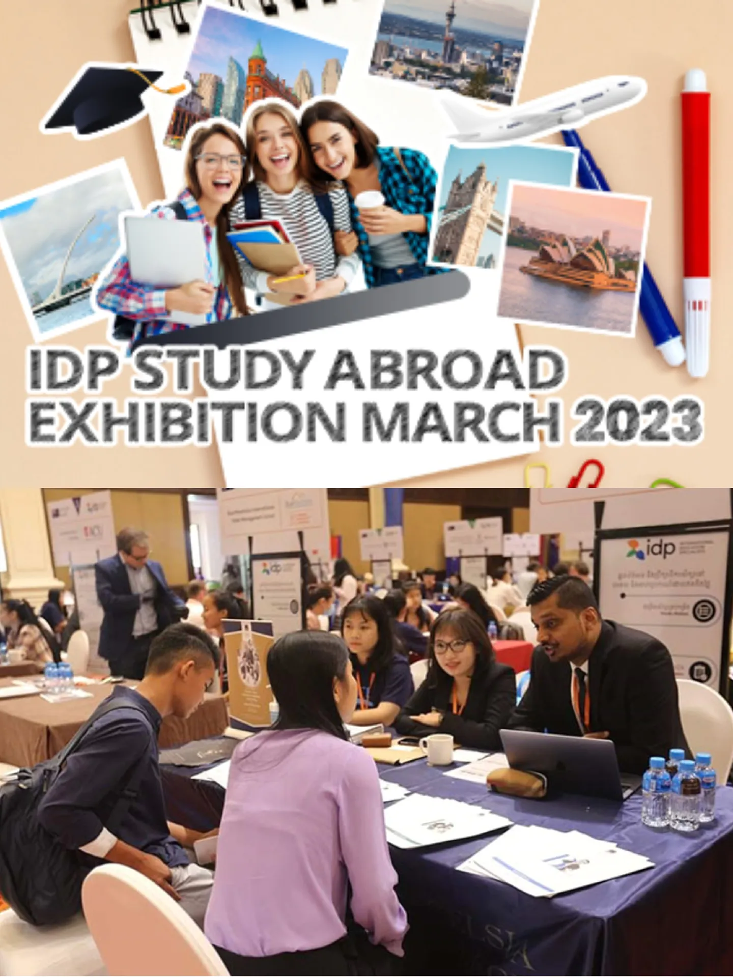Pameran Pengajian Luar Negara IDP | แกลเลอรีที่โพสต์โดย Ee Jie | Lemon8