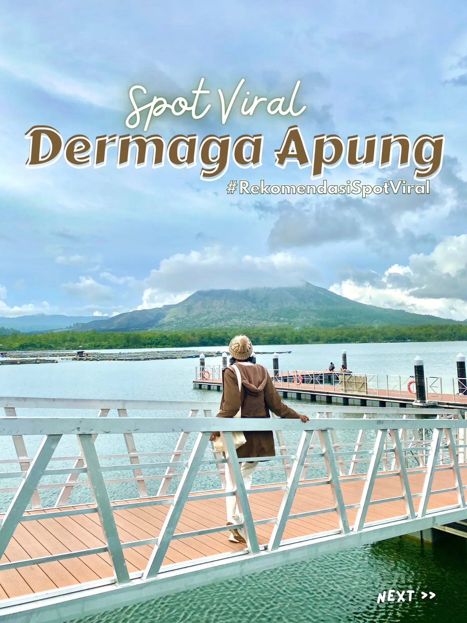 Spot Viral dengan View Gunung Batur | แกลเลอรีที่โพสต์โดย Jejakiki | Lemon8