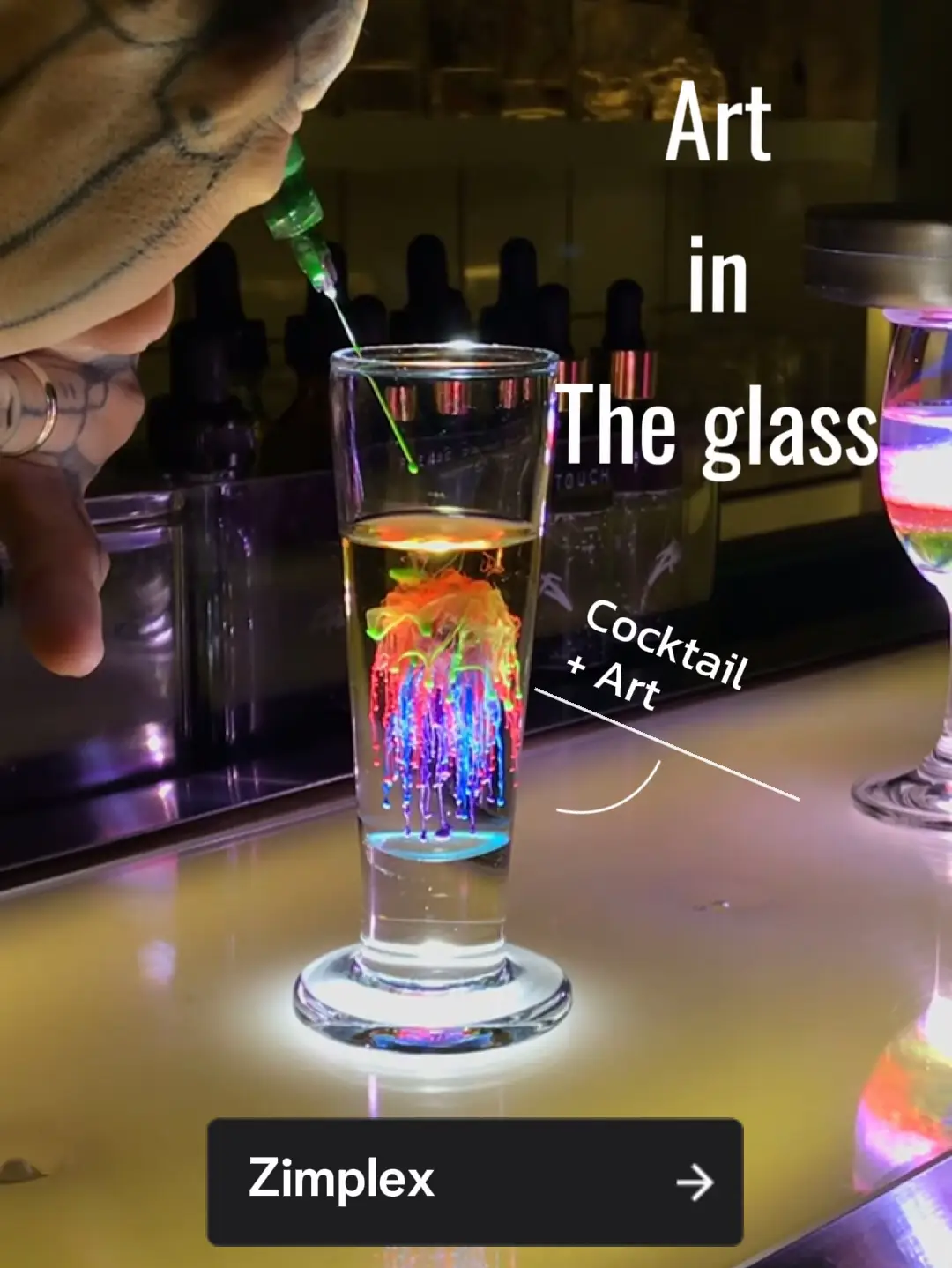 มาดื่มงานศิลปะให้หมดแก้วกัน! ค็อกเทลเหนือชั้นที่บาร์ Zimplex | วิดีโอ ...