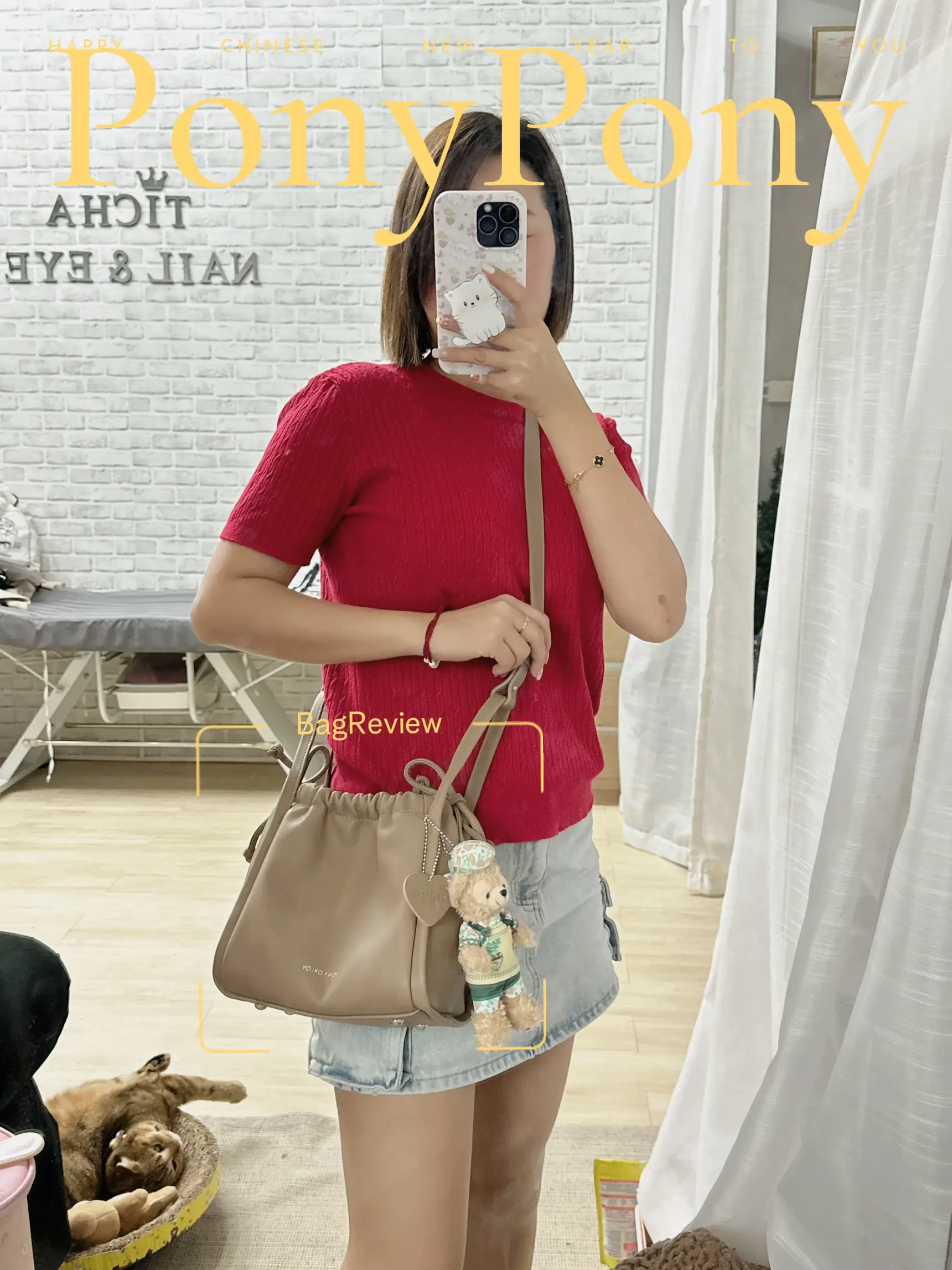 🧸Review กระเป๋าแบรนด์ PonyPony🦄 | แกลเลอรีที่โพสต์โดย ꒰ ⁺ปุ่ยปุ้ย🧺˚ ༘ | Lemon8