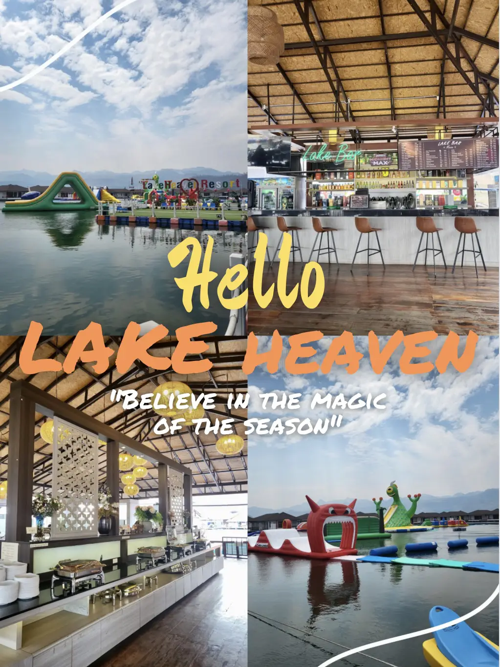 hello LAKE HEAVEN เล่นสวนน้ำ นอนแพ ชมวิวสันเขื่อน🛟🛶 | แกลเลอรีที่โพสต์ ...