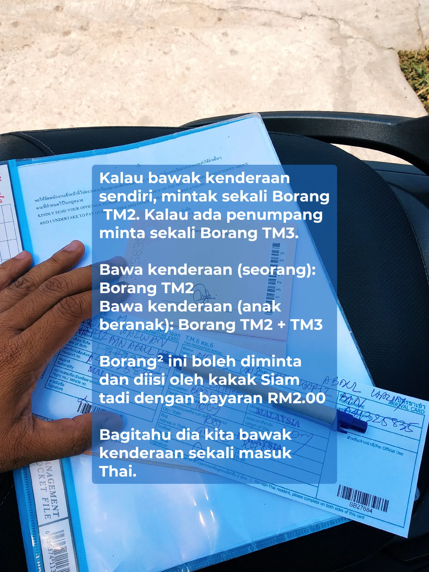 Dokumen & Panduan Membawa Kenderaan ke Thailand 🇹🇭 | Gallery posted by ...