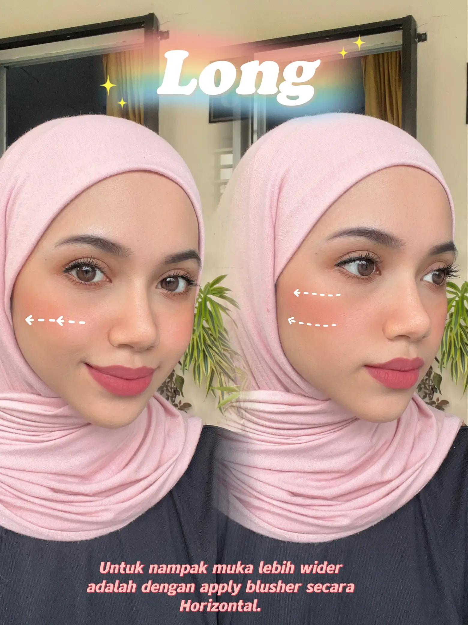 Blush Placement For Faceshape 🌸 | Galeri disiarkan oleh Marshanuffa | Lemon8