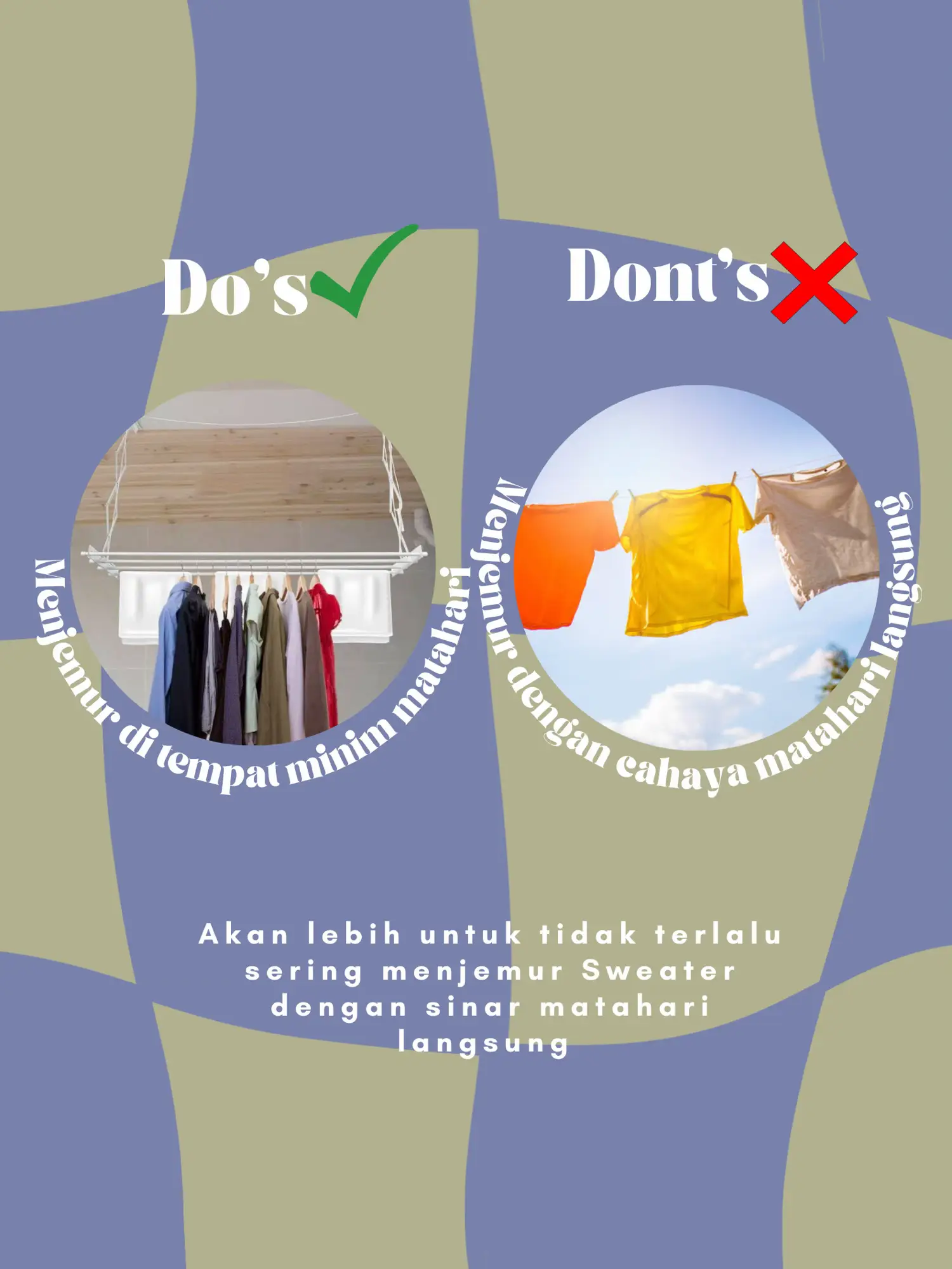 Do’s and Dont’s Merawat Sweater Knit 🧶 | Galeri diposting oleh Raya Ilmiah | Lemon8