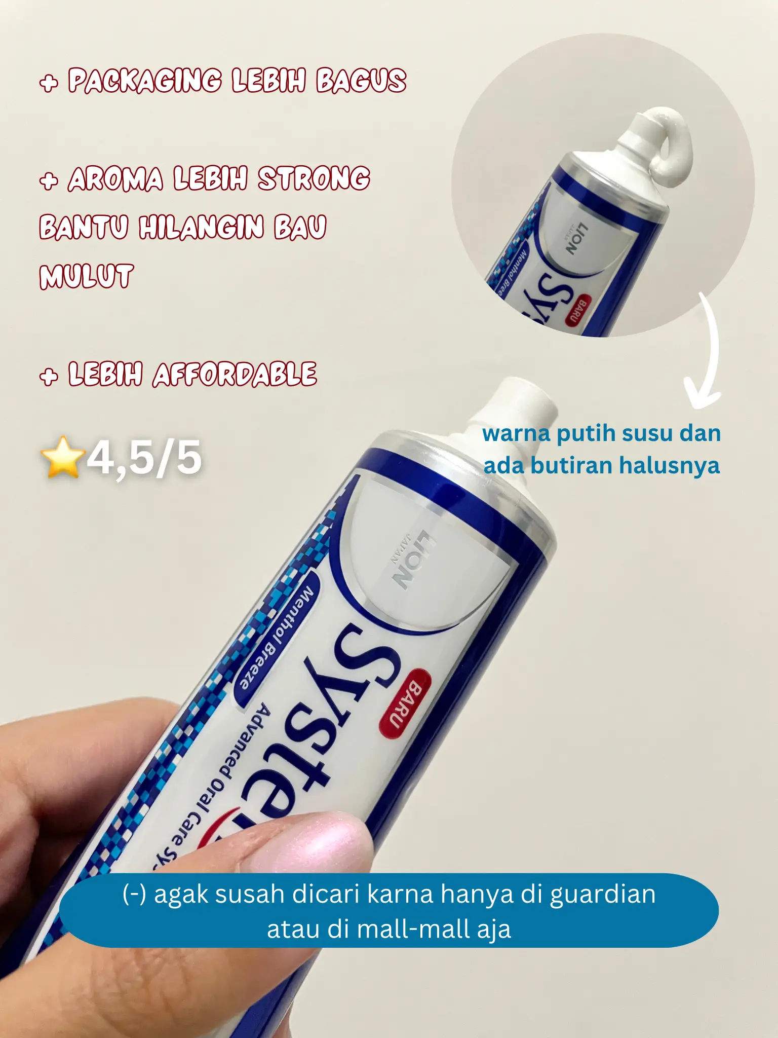 Say bye to bau mulut!💙 | Galeri diposting oleh Natalia | Lemon8