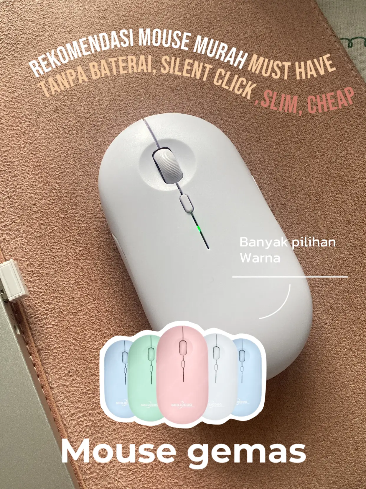 Rekomendasi Mouse tanpa baterai | Galeri diposting oleh Karina oktabas | Lemon8