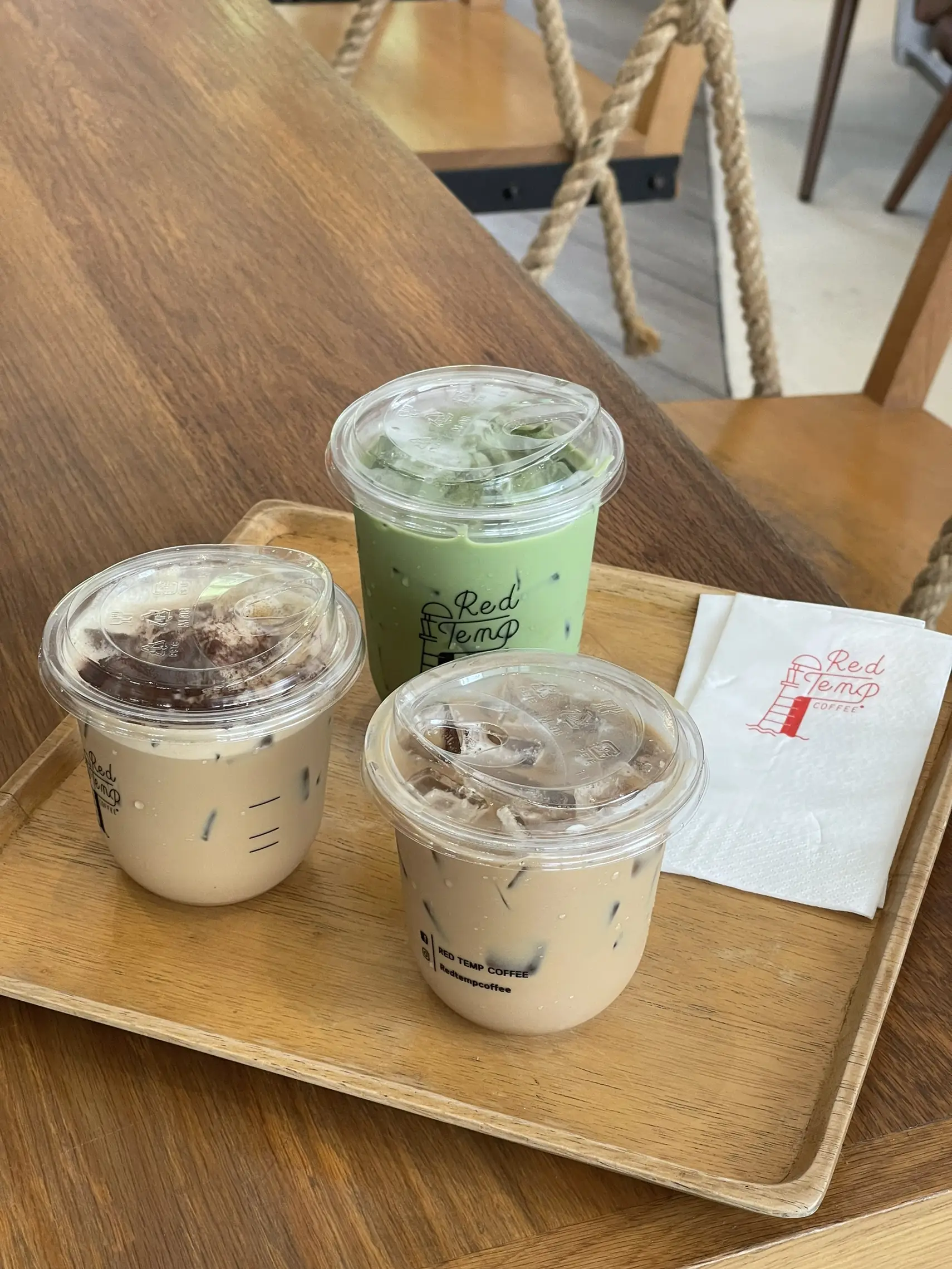 Red Temp Coffee Cafe Good View Beautiful Light. Very Beautiful Sea ...