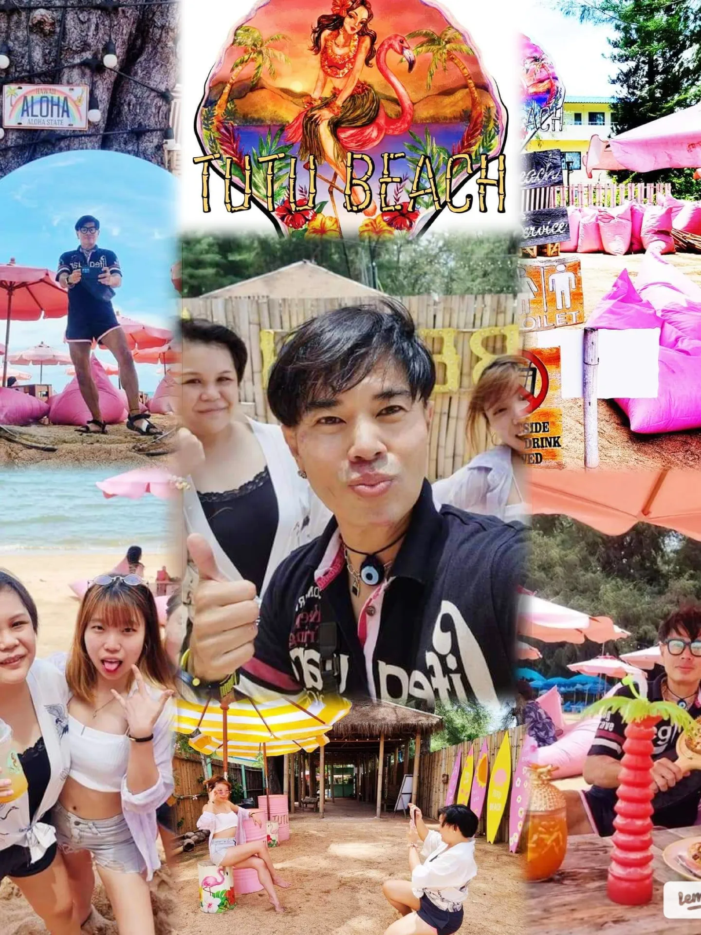 เที่ยวคาเฟ่สีชมพู ริมทะเลพัทยา | Tutu Beach | แกลเลอรีที่โพสต์โดย FINN Insider | Lemon8