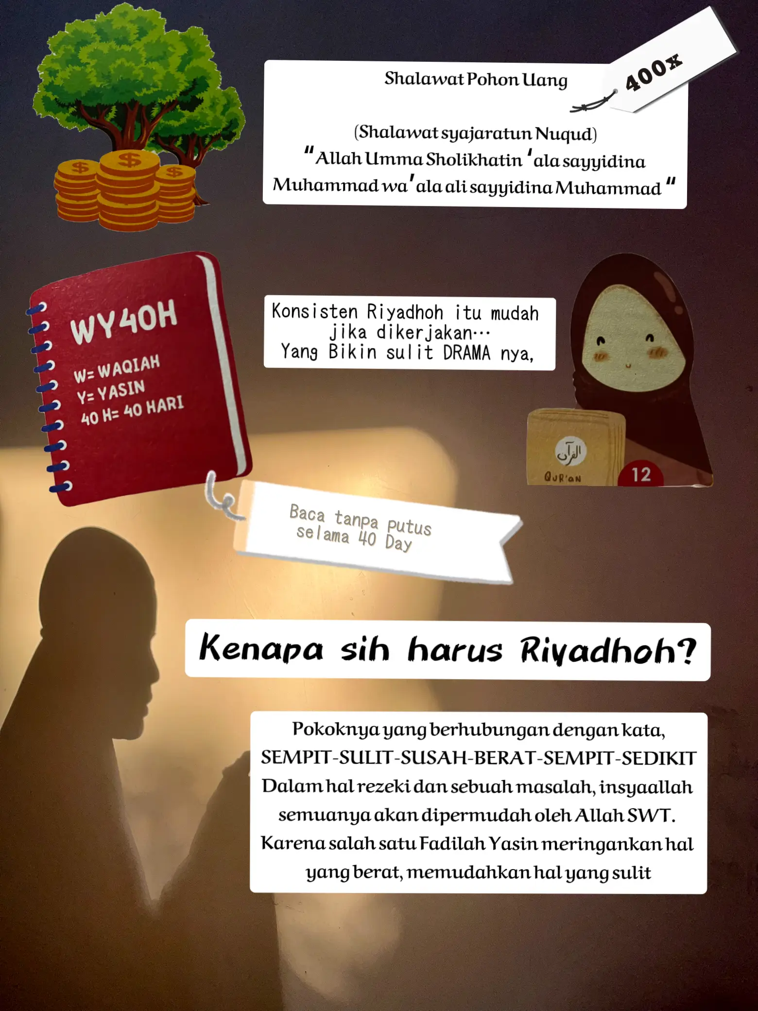 Riyadhoh Challenge ibadah 40 day pertama | Gallery posted by it's me ...