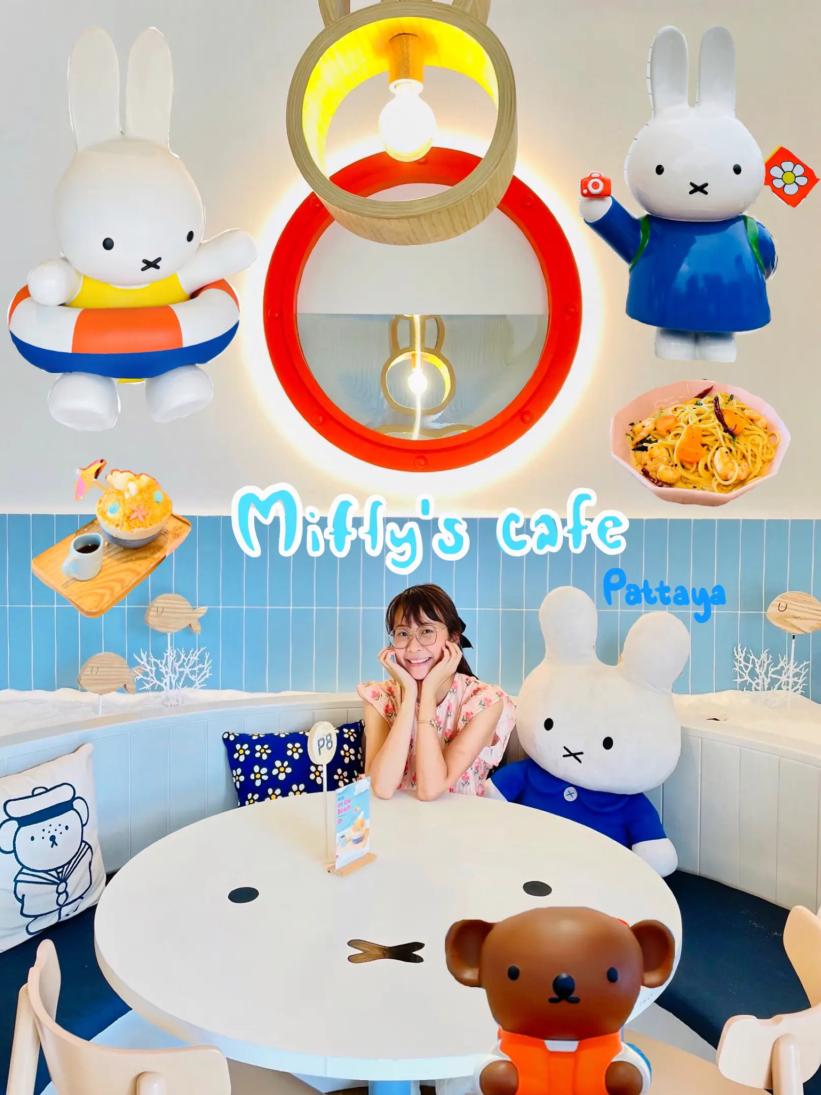 Miffy’s Voyage Cafe’ Pattaya🎨 | แกลเลอรีที่โพสต์โดย Pangji🐰 | Lemon8