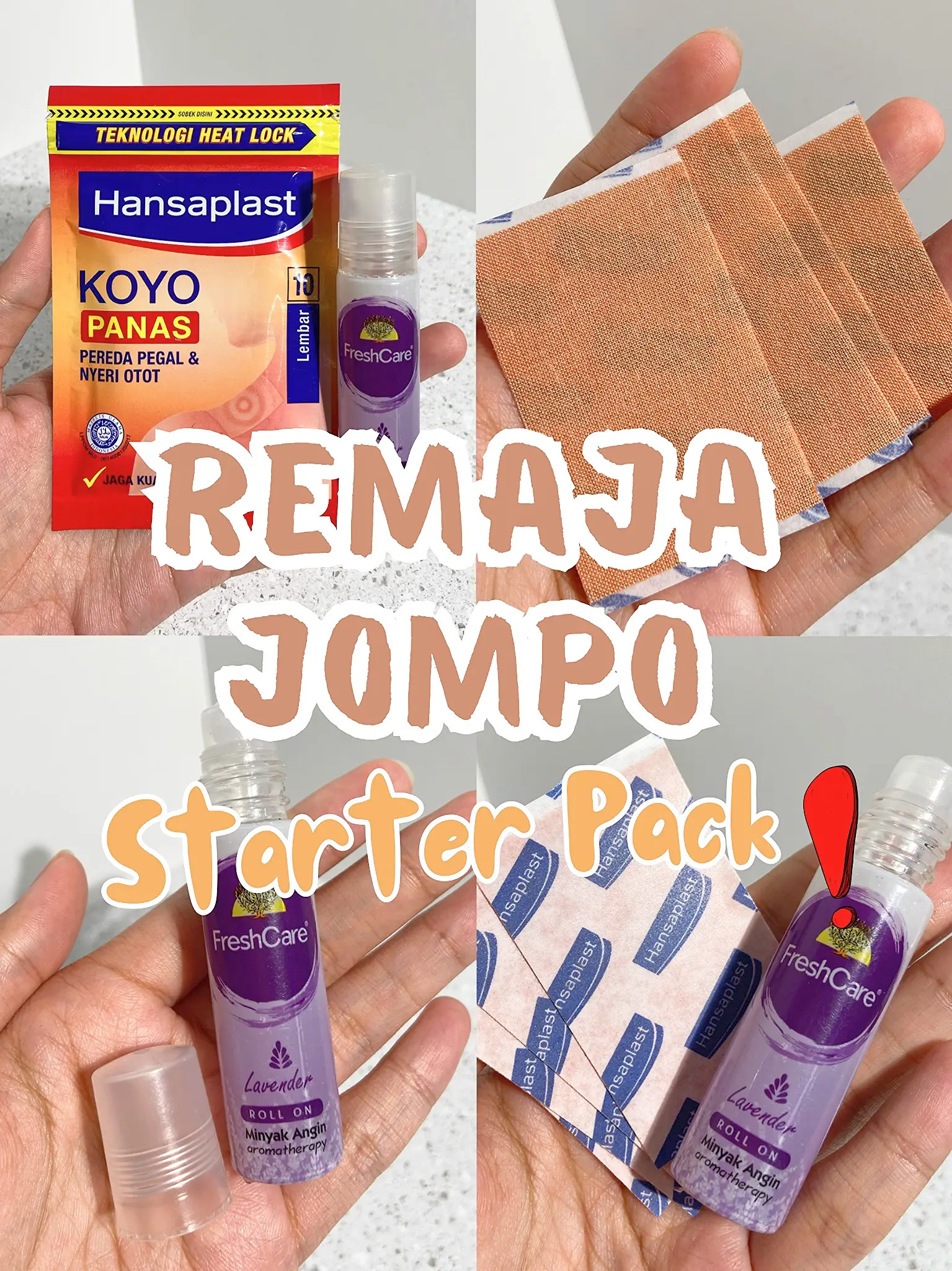 Starter Pack Buat Remaja Jompo‼️ | Galeri diposting oleh annisa | Lemon8
