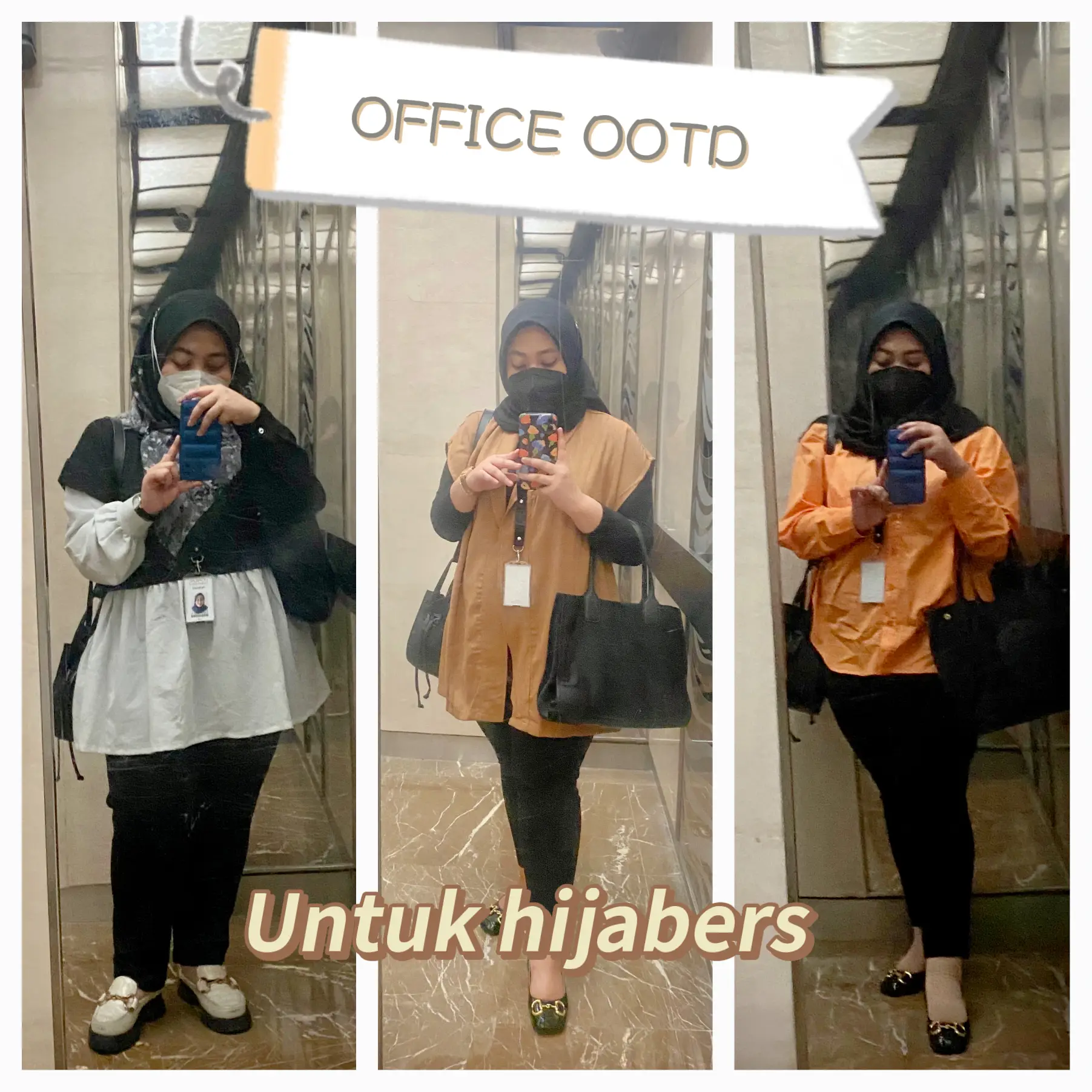 Office Hijab OOTD | แกลเลอรีที่โพสต์โดย Fio | Lemon8