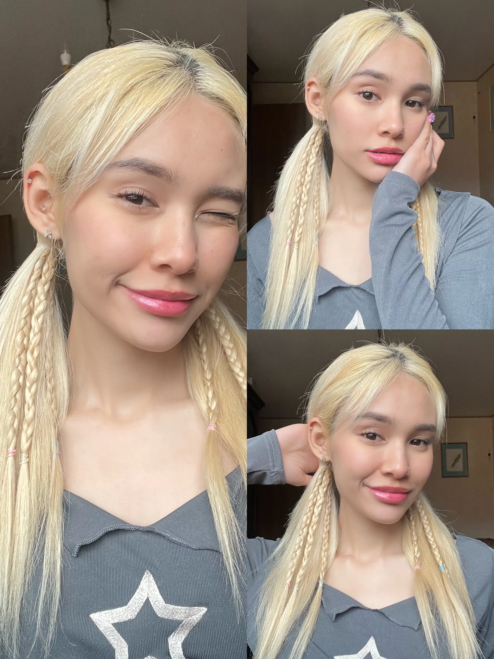 🌺เก็บตกทรงผมสงกรานต์ 2023🔫 | แกลเลอรีที่โพสต์โดย Helen 💖 | Lemon8