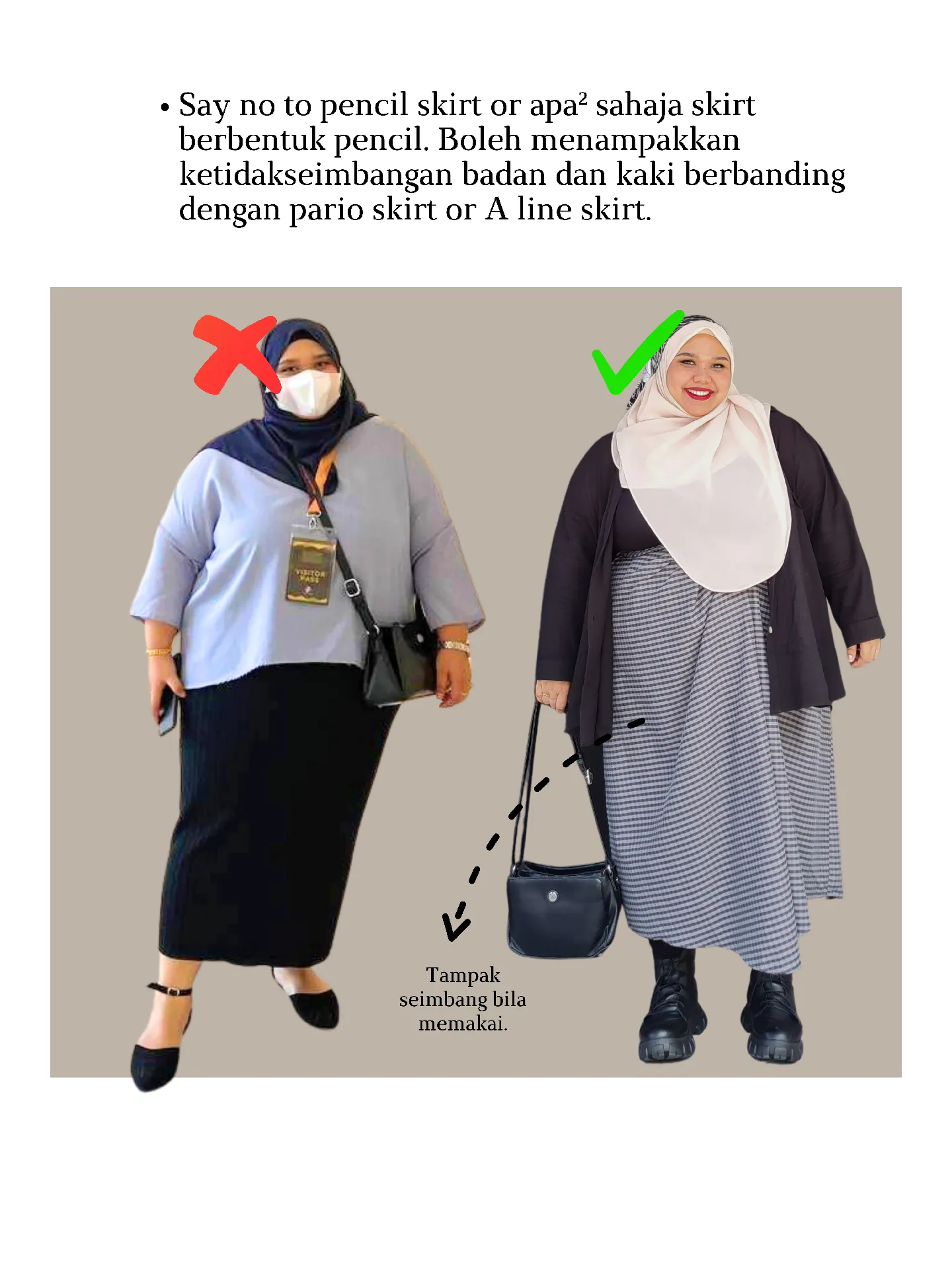 Guide to dress for apple body shape : Plus Size | Galeri disiarkan oleh Mell Jayy | Lemon8