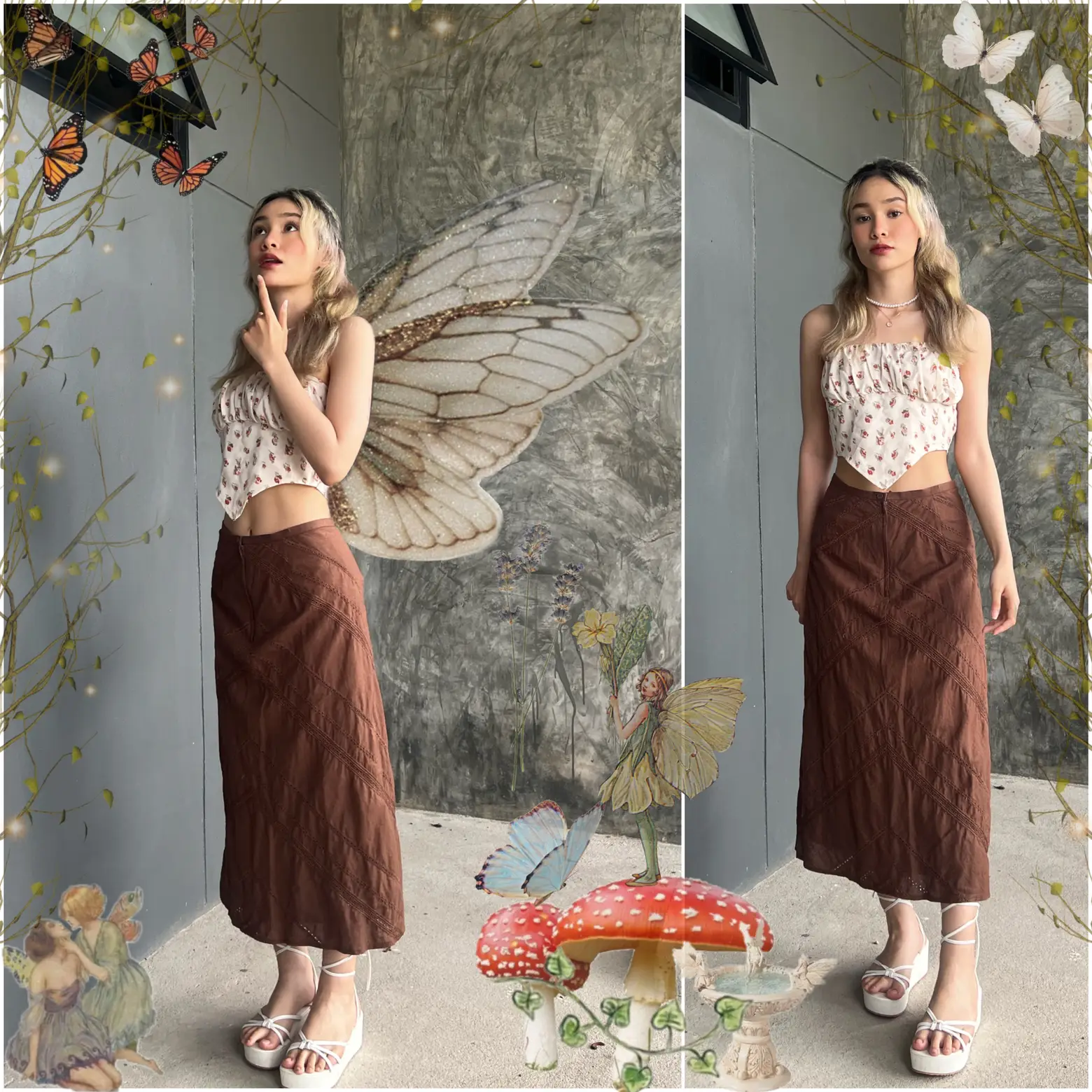 Idea Fairy style looks 4 ลุคนางฟ้า🧚🏻‍♀️ | แกลเลอรีที่โพสต์โดย Helen 💖 ...