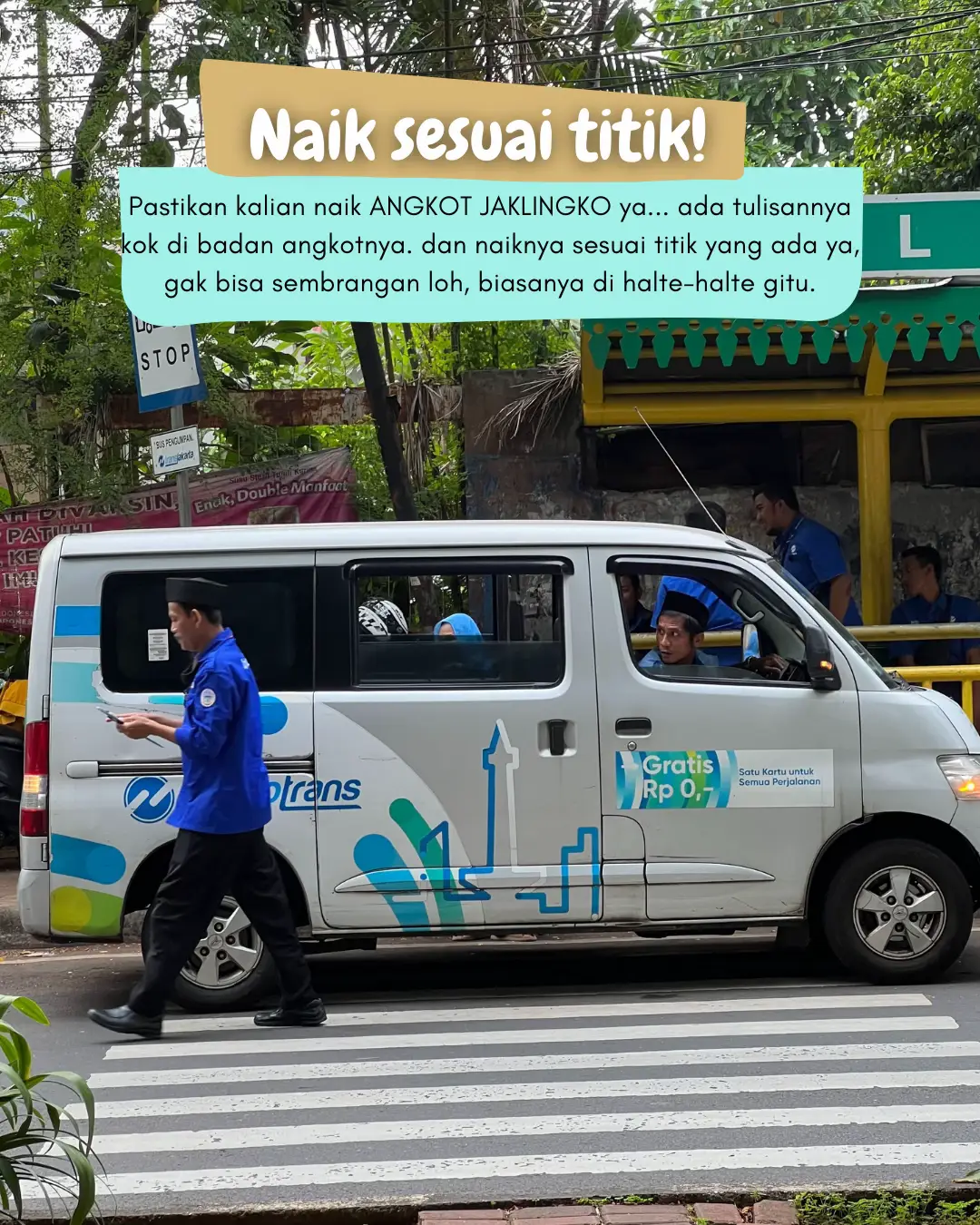 NAIK ANGKOT DI JAKARTA GRATIS? INI TIPSNYA! | Galeri diposting oleh Arisman Riyardi | Lemon8